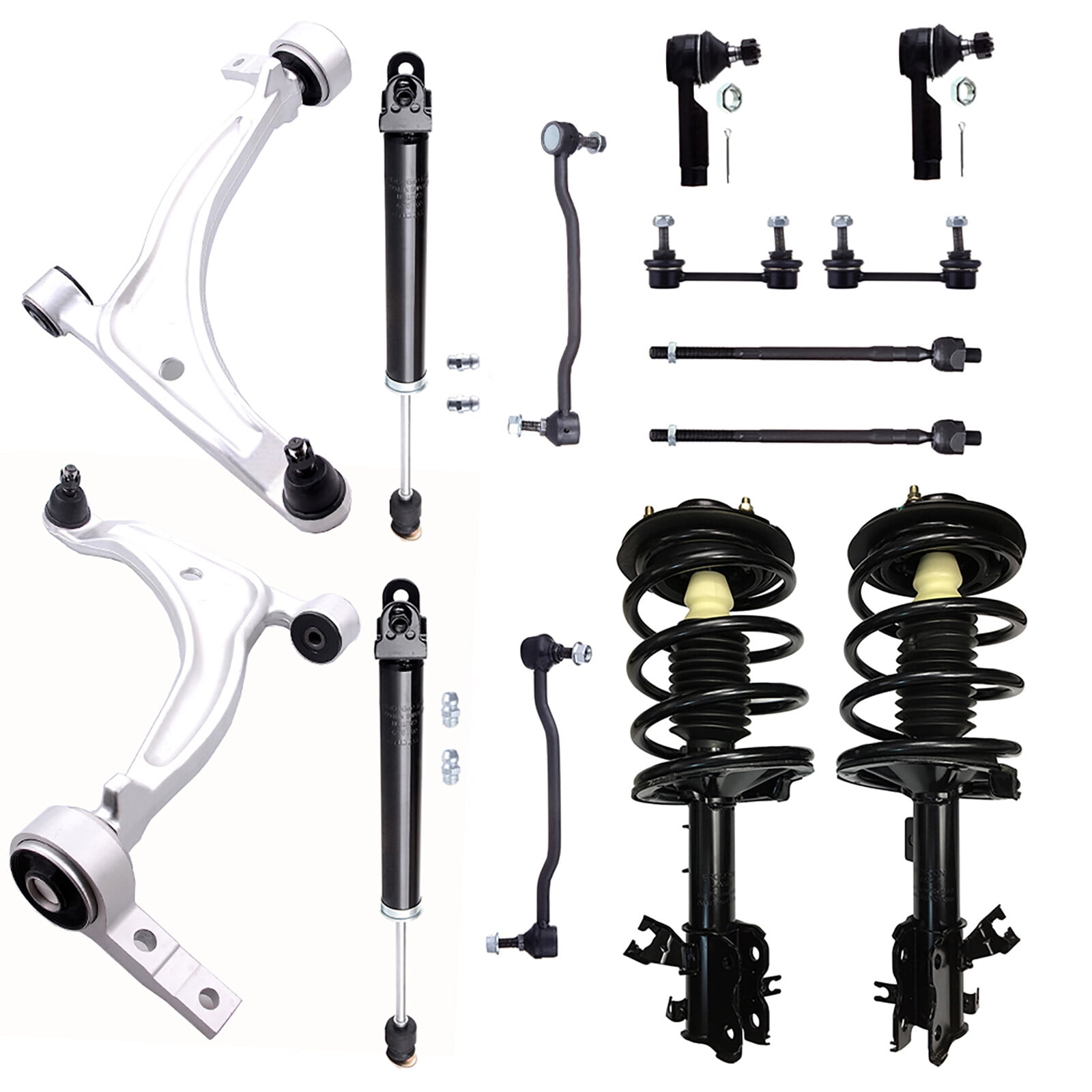 cciyu Struts Suspension Kit for Nissan Altima 2002-2006 Includes Front ...