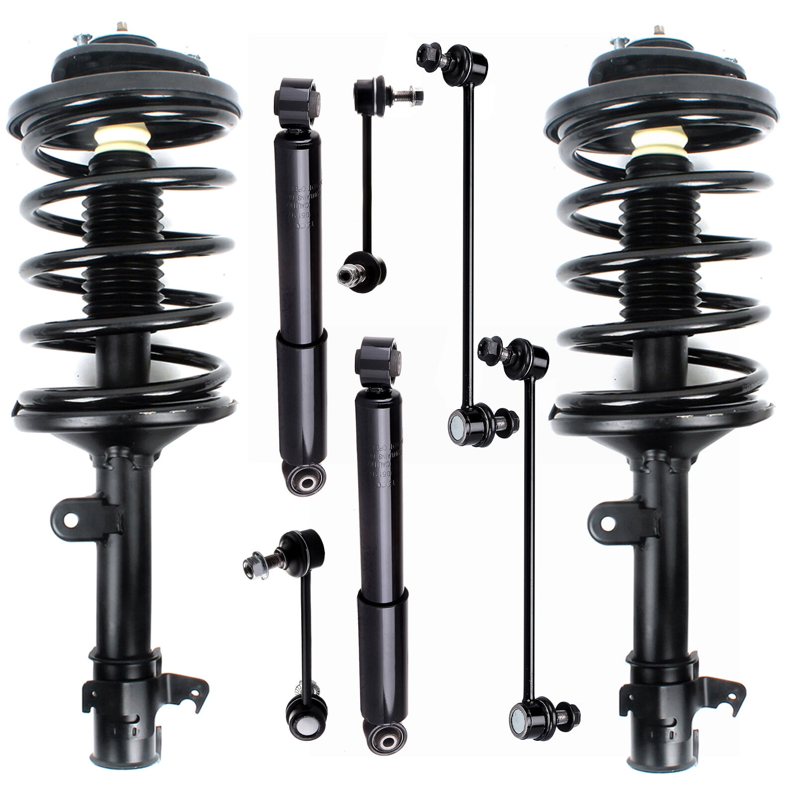 cciyu Struts Suspension Kit for Honda Pilot 2006-2008, Includes ...