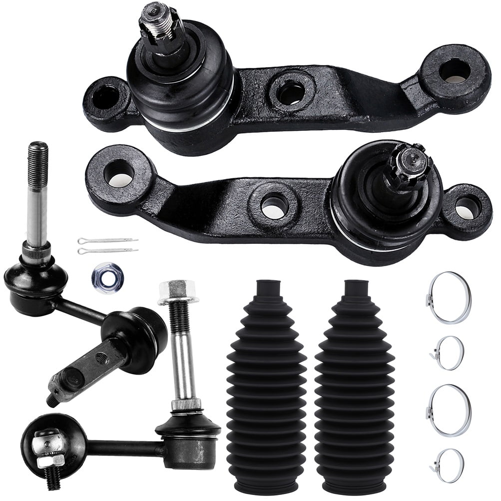 cciyu Sway Bar End Link Lower Ball Joint Steering Rack Boot Compatible ...