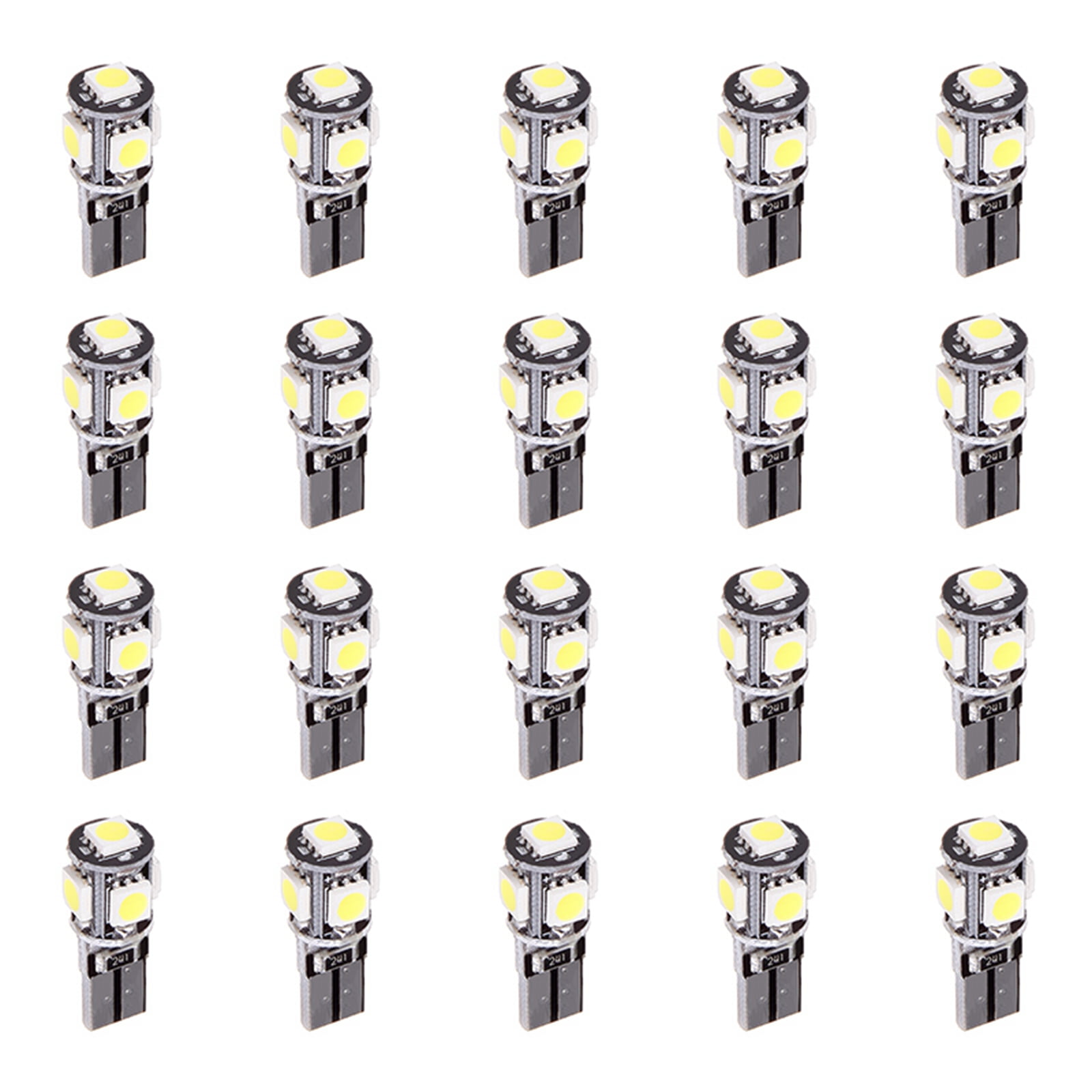 cciyu T10 5-5050-SMD White Instrument Cluster Dash Panel Lights Super ...