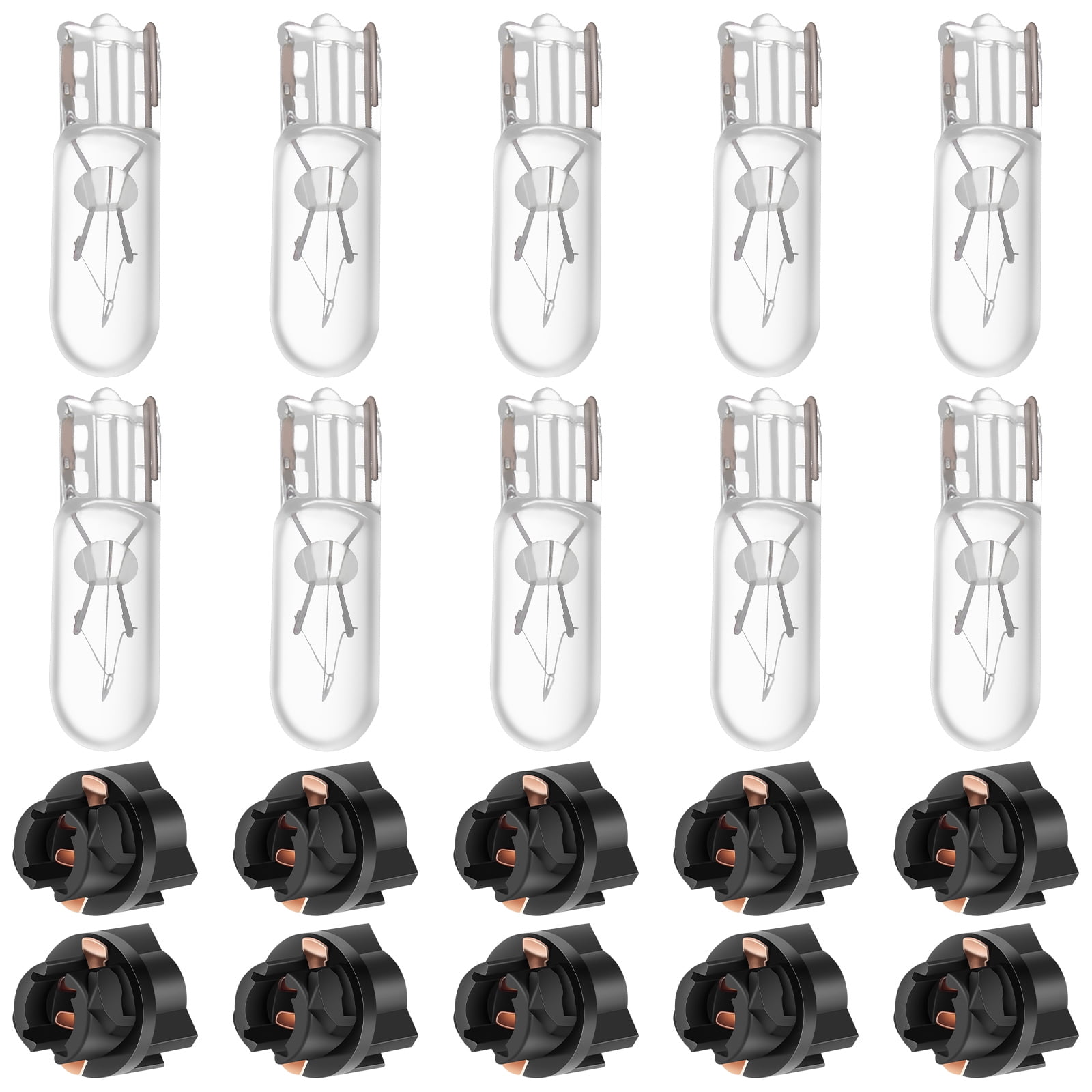 cciyu T5 17 86 206 White Halogen Light Bulb Instrument Cluster Gauge ...