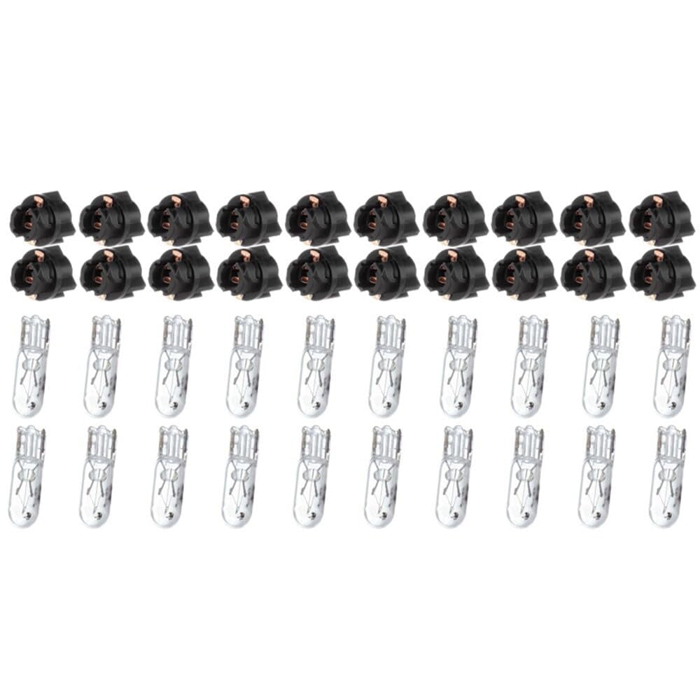 cciyu T5 17 86 206 White Halogen Light Bulb Instrument Cluster Gauge ...