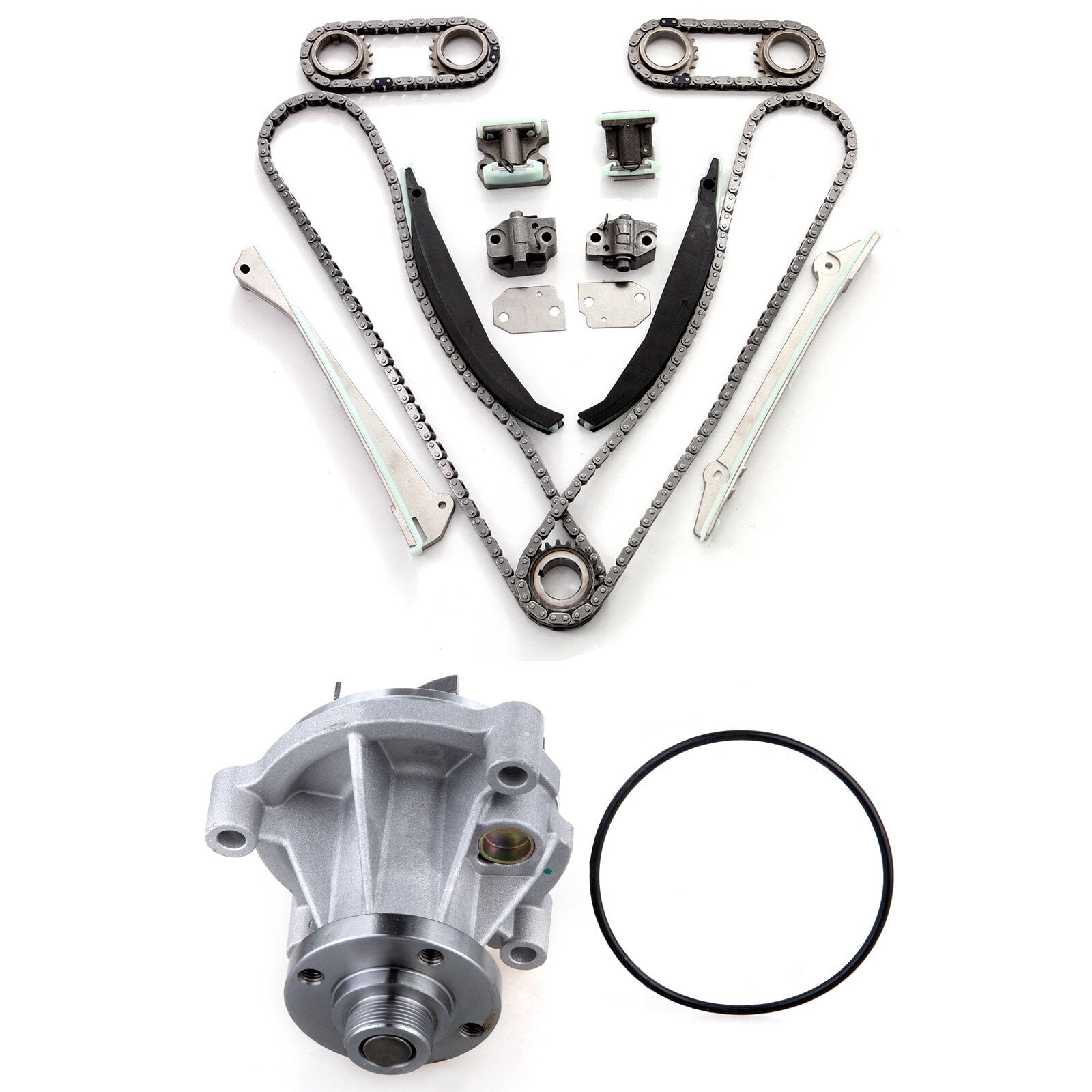 cciyu TK10710 2L1Z-6K297-AA 9-4202S AW4122 Timing Chain Kit & Water ...
