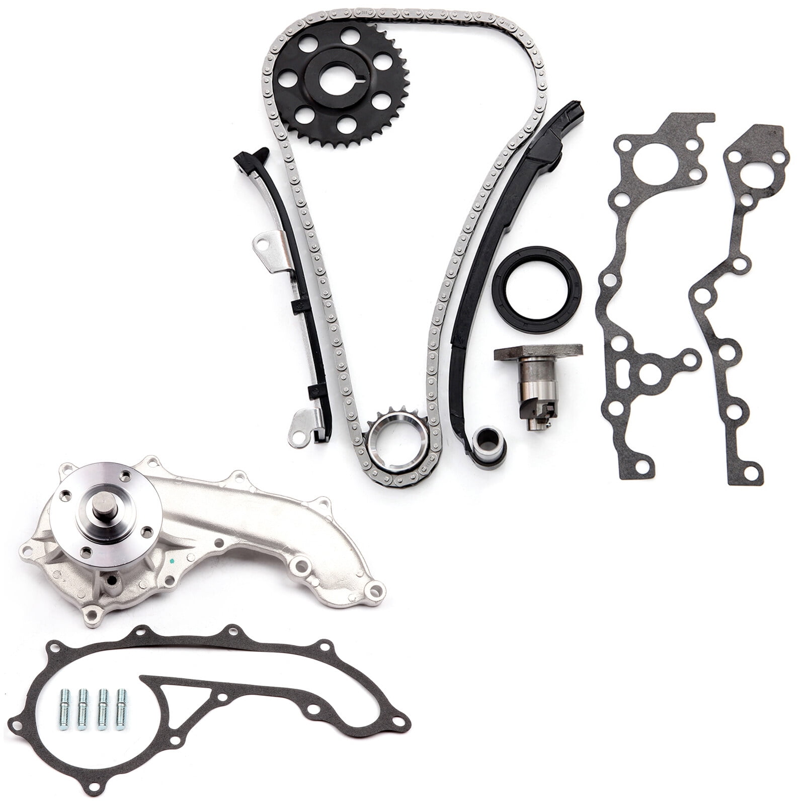 cciyu Timing Chain Kit & Water Pump Sets for TOYOTA Tacoma 2.4L 9-4167S 9-4147S 9-4200SB 9 ...