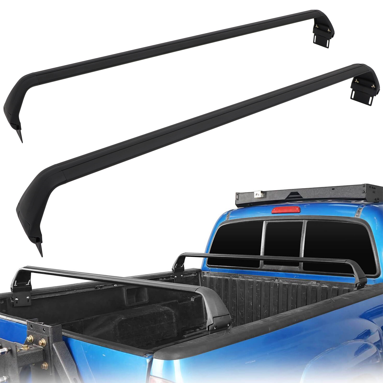 cciyu Truck Bed Rack For Toyota Tacoma 2005-2021 Two-bar Set Low ...