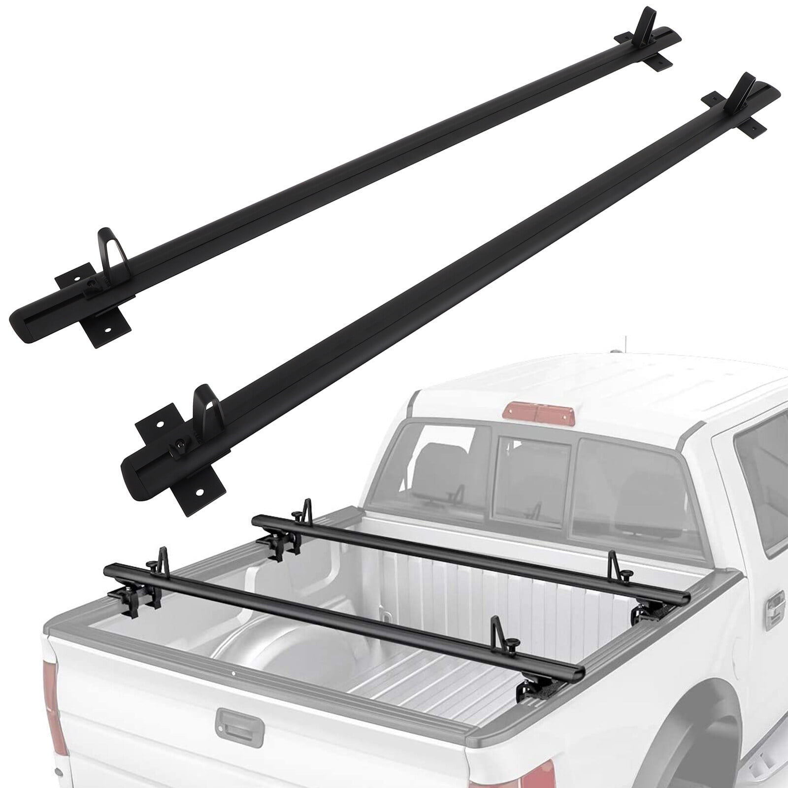 cciyu Truck Ladder Rack Universal 79" Two-bar Set Low Profile Sport Bar ...