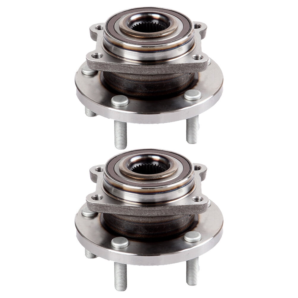 cciyu Wheel Hub Bearing Assembly 2pcs Front 5 Lugs with ABS Tone Ring ...
