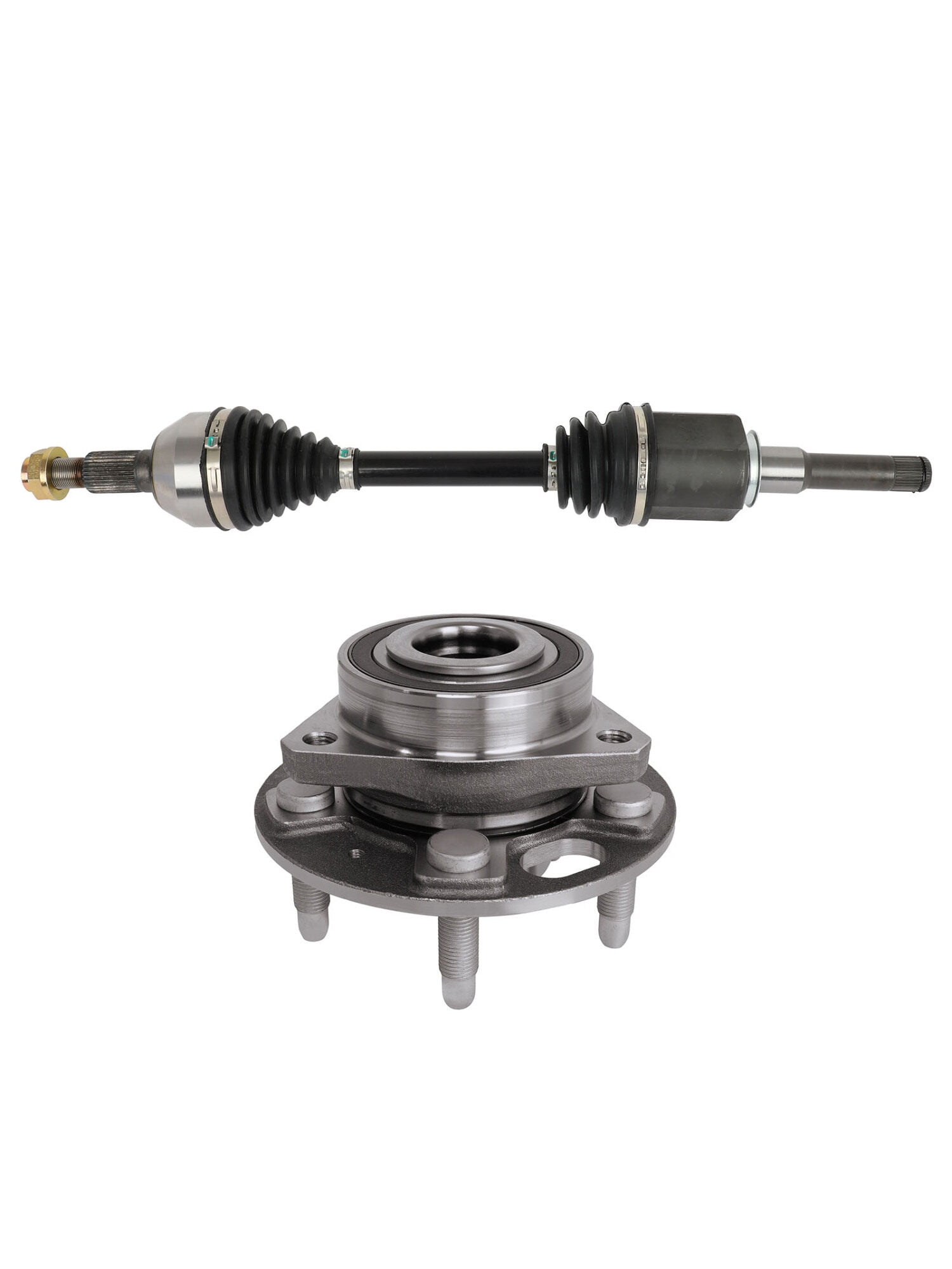 cciyu Wheel Hub Bearing Assembly 2pcs Front 5 lugs W/ABS 513288 For ...