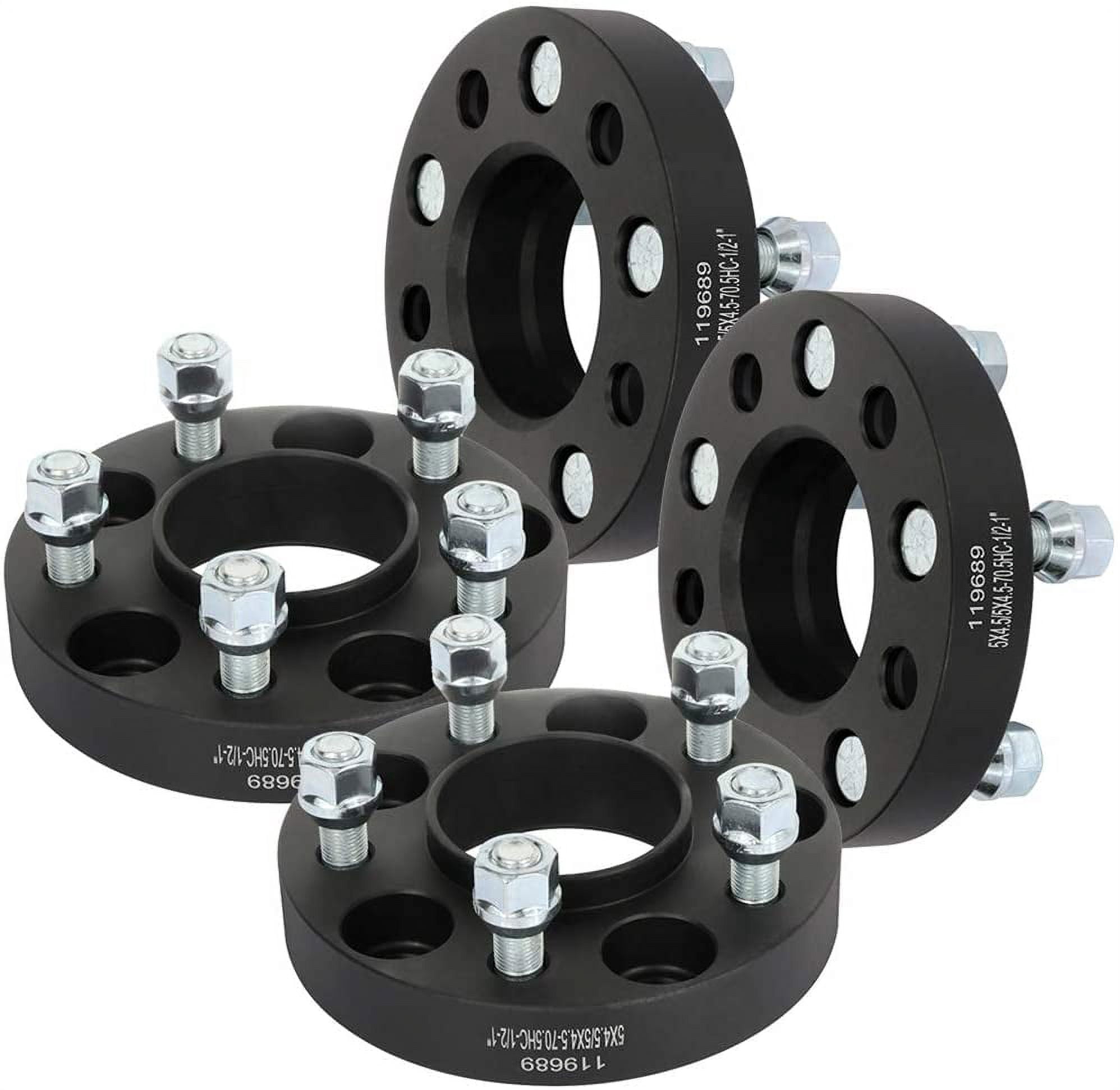 cciyu Wheel Spacers Adapters 5x4.5 1/2" 70.5 1" appropriate for 1983 ...