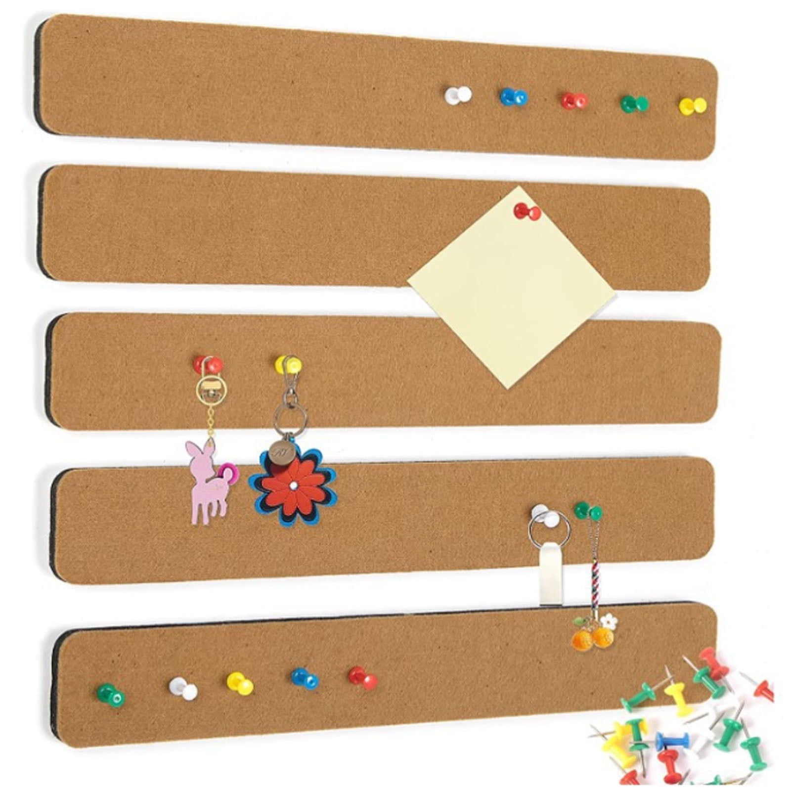 ccocc Corkboard, Self-Adhesive Cork Board for Wall, Stylish Bulletin ...