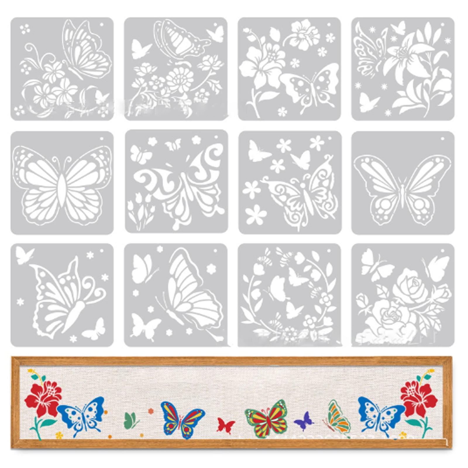 ccocc Stencils for Painting, Elegant Letter Stencils & Henna Stencils ...