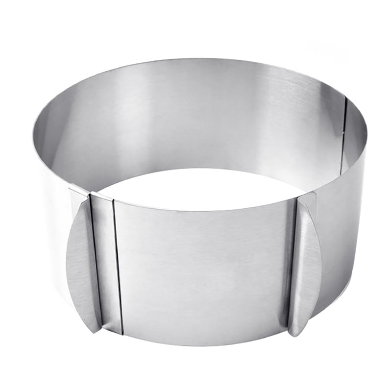 cdar Cake Ring,6-12inch Retractable Stainless Steel Circle Mousse Cake ...