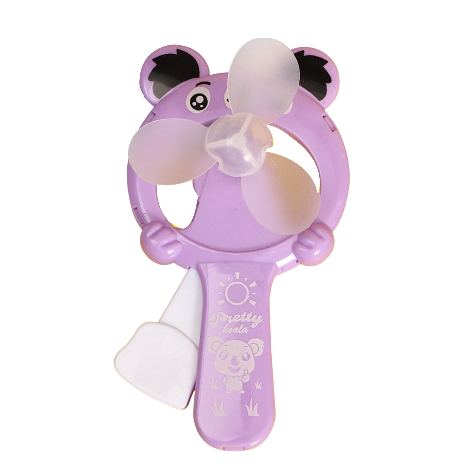 cdar Manual Portable Fan Cute Compact Cartoon Animal Design Handheld ...