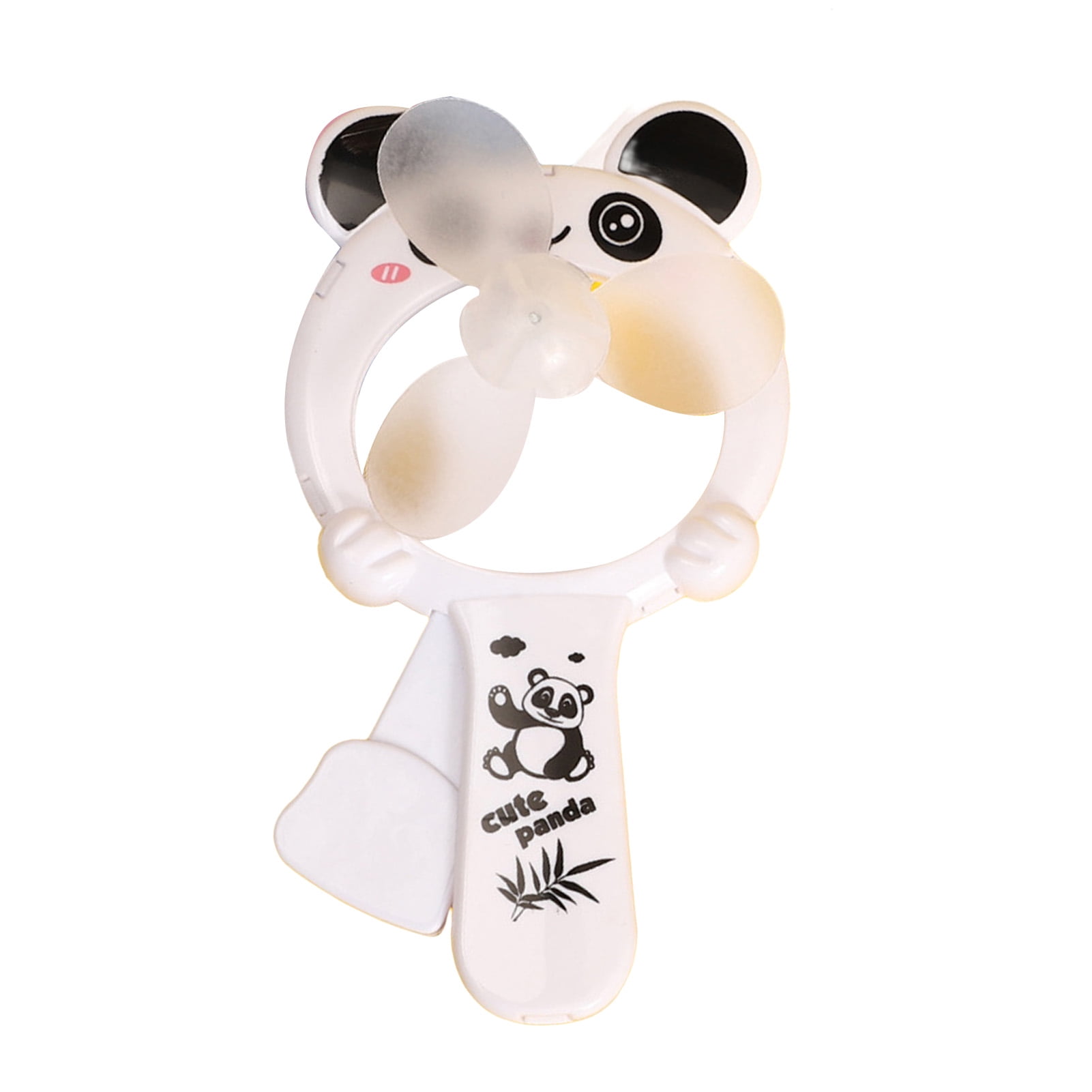 cdar Manual Portable Fan Cute Compact Cartoon Animal Design Handheld ...