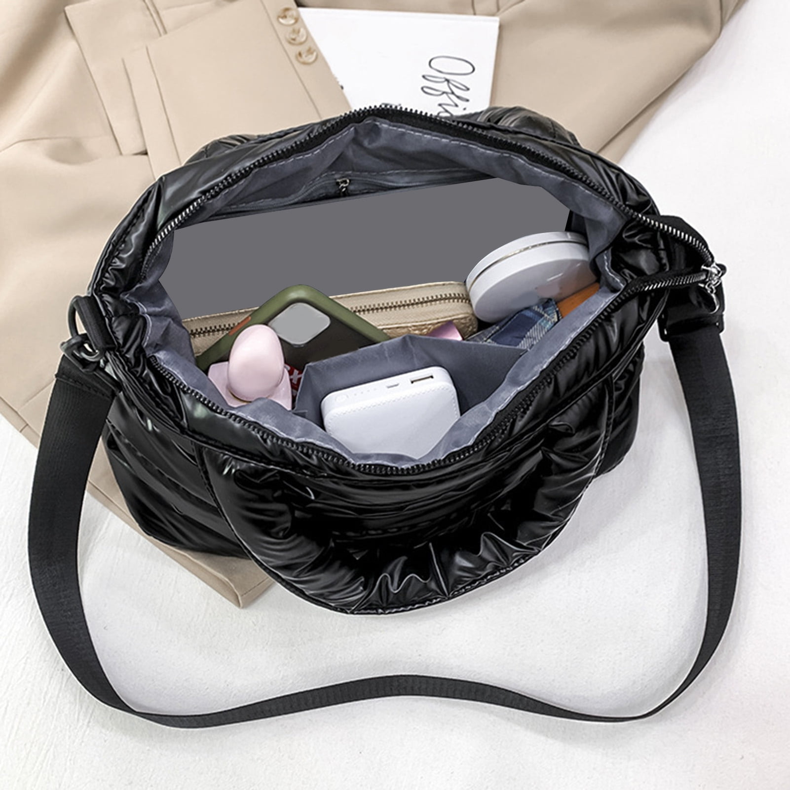 cdar Messenger Bag Storage Handheld Exquisite Fashion Quilted Tote Bag ...