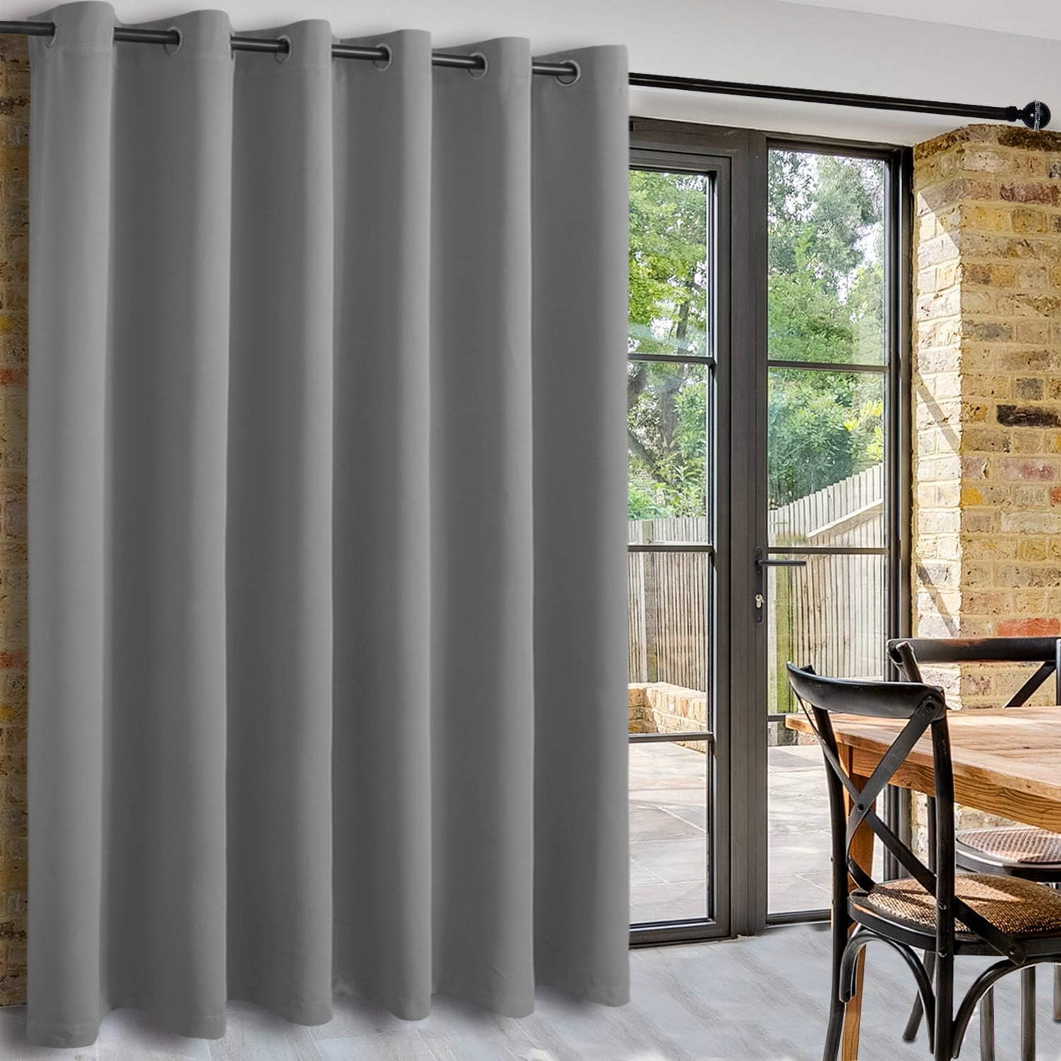 cdswerf Sliding Door Curtains - Extra Wide Curtains for Glass Door Room ...