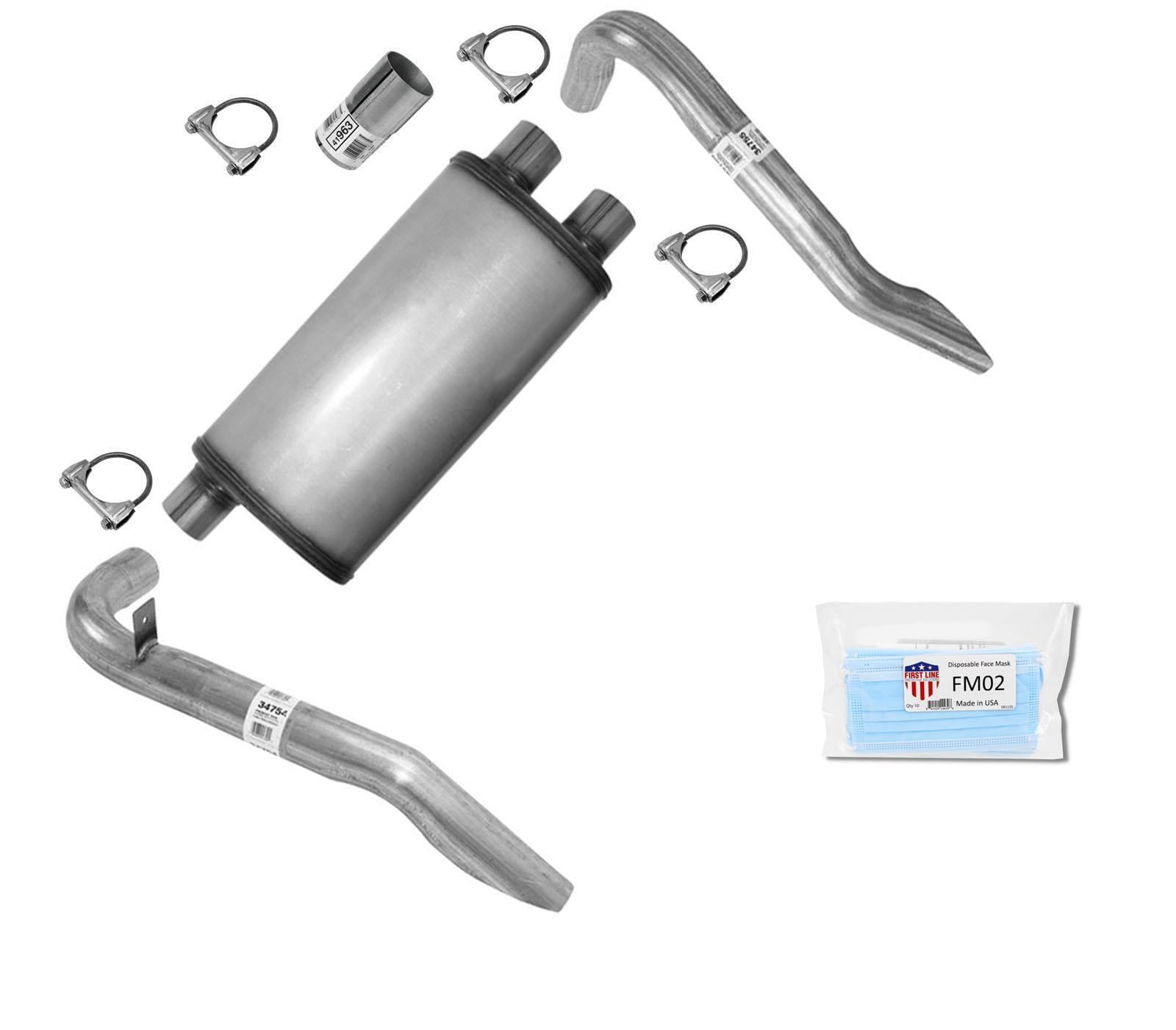 ce Xleor 82-92 for Camaro 5.0L Vin F/E Muffler & Tail Pipe Kit - 100% ...