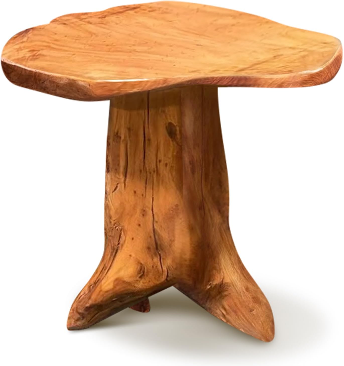 cedar root natural wood side table, small side table, unique design ...
