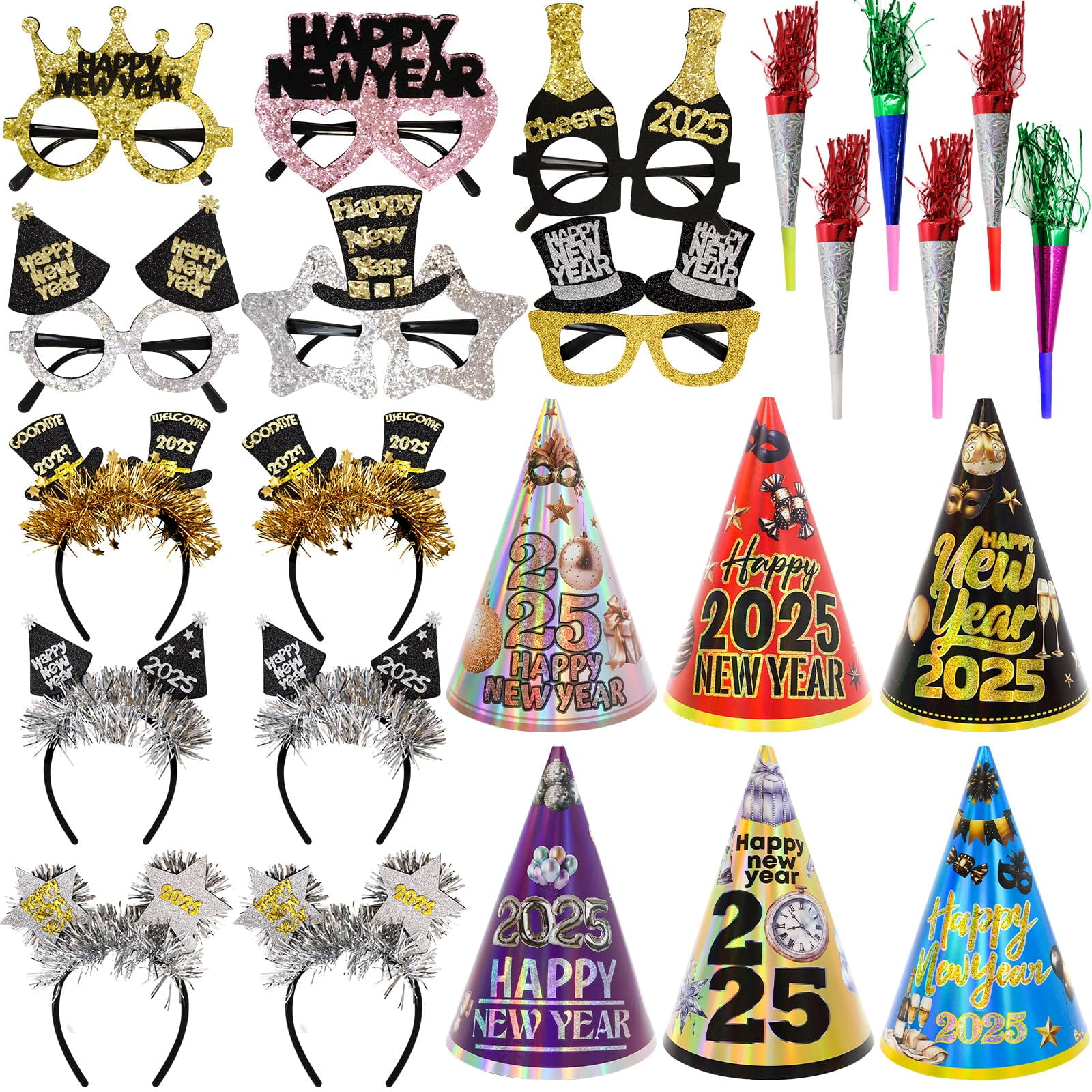 ceiba tree Happy New Years Eve BSL1 Party Supplies 2025 New Year Party ...