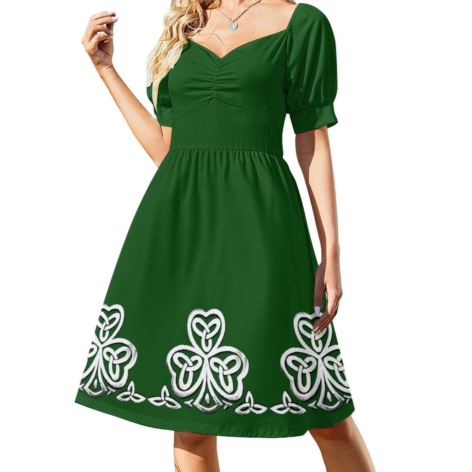 celtic shamrock Dress clothes summer dress for women 2024 - Walmart.com