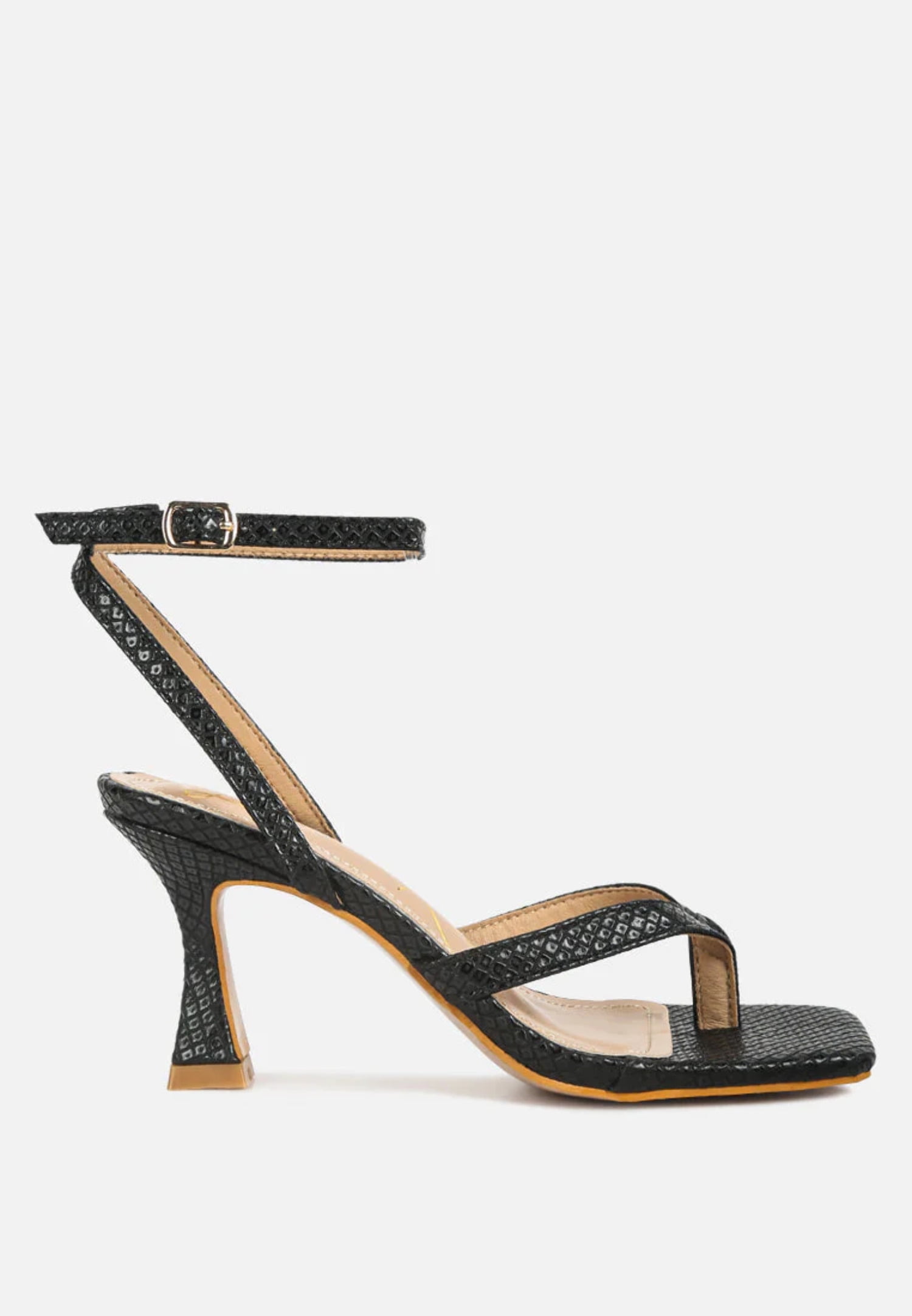 Celty Ankle Strap Spool Heel Sandals - Walmart.com