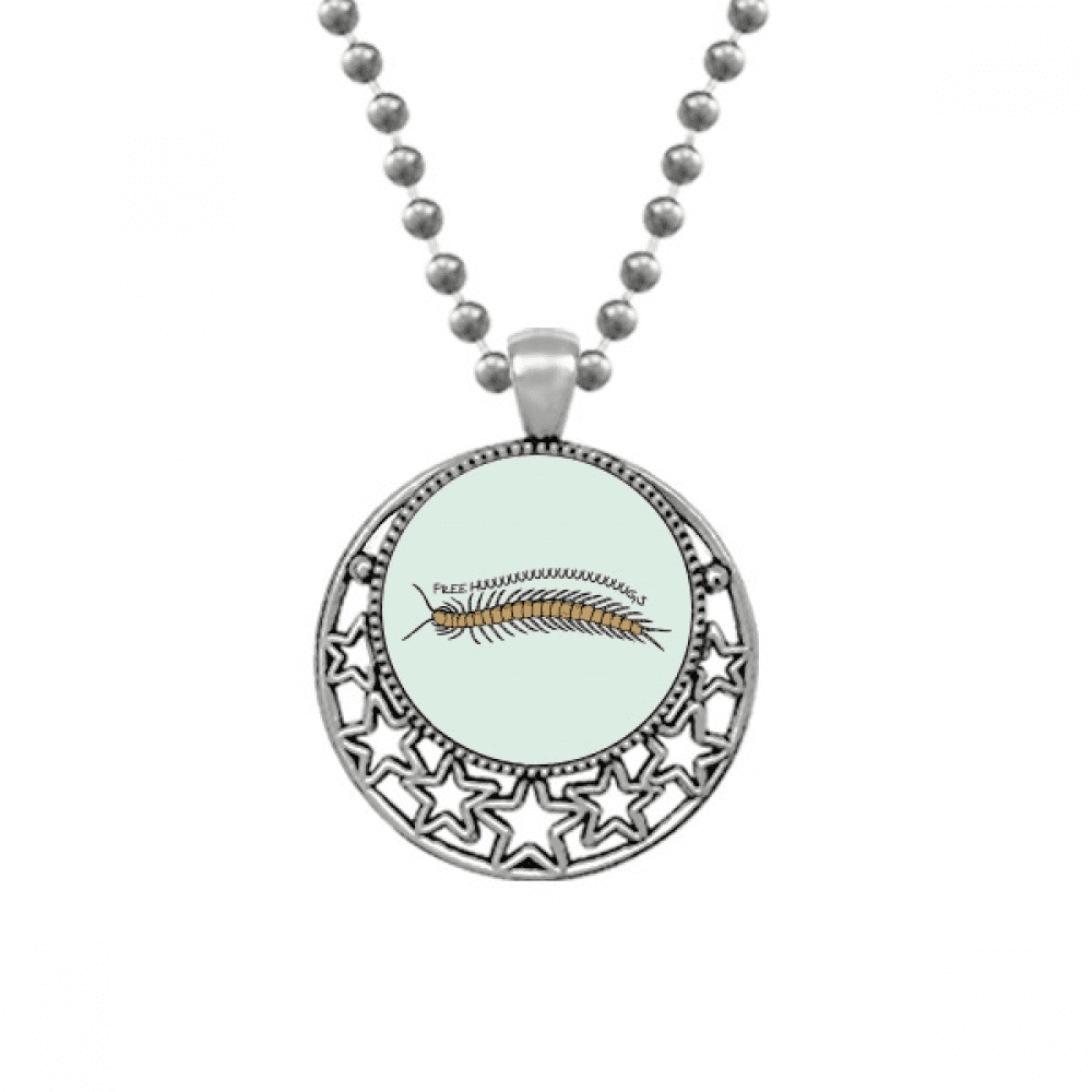 centipede leg number damage necklaces pendant retro moon stars jewelry ...