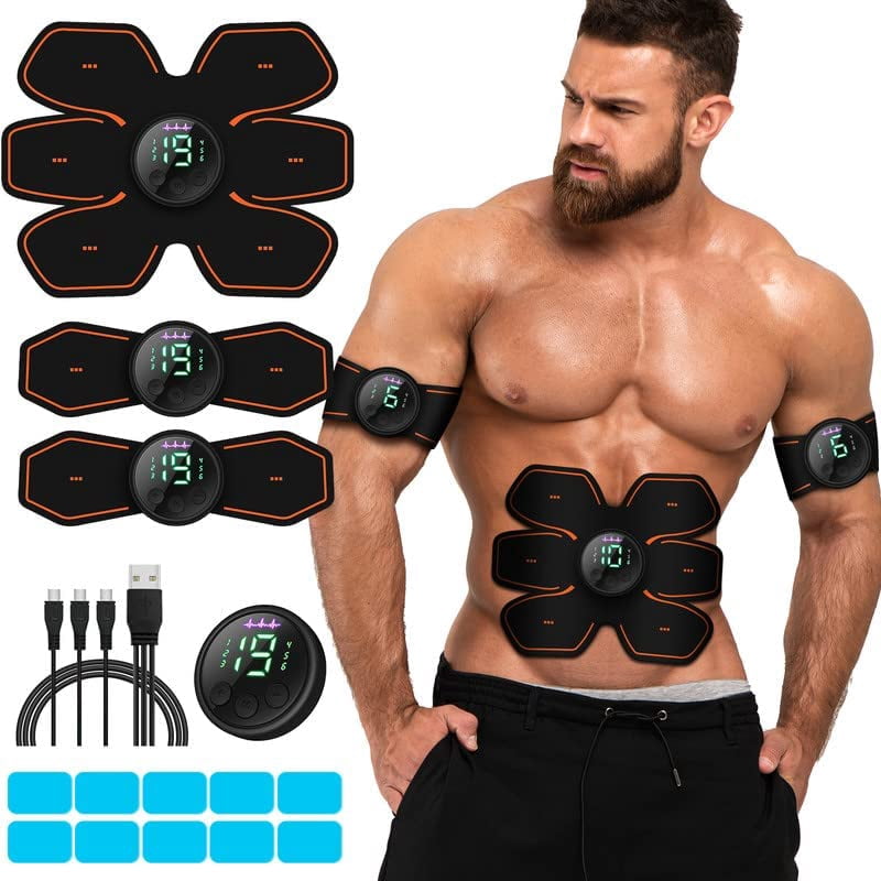 cepignoly Joinpital ABS Stimulator Workout Equipment, Ab Machine USB ...