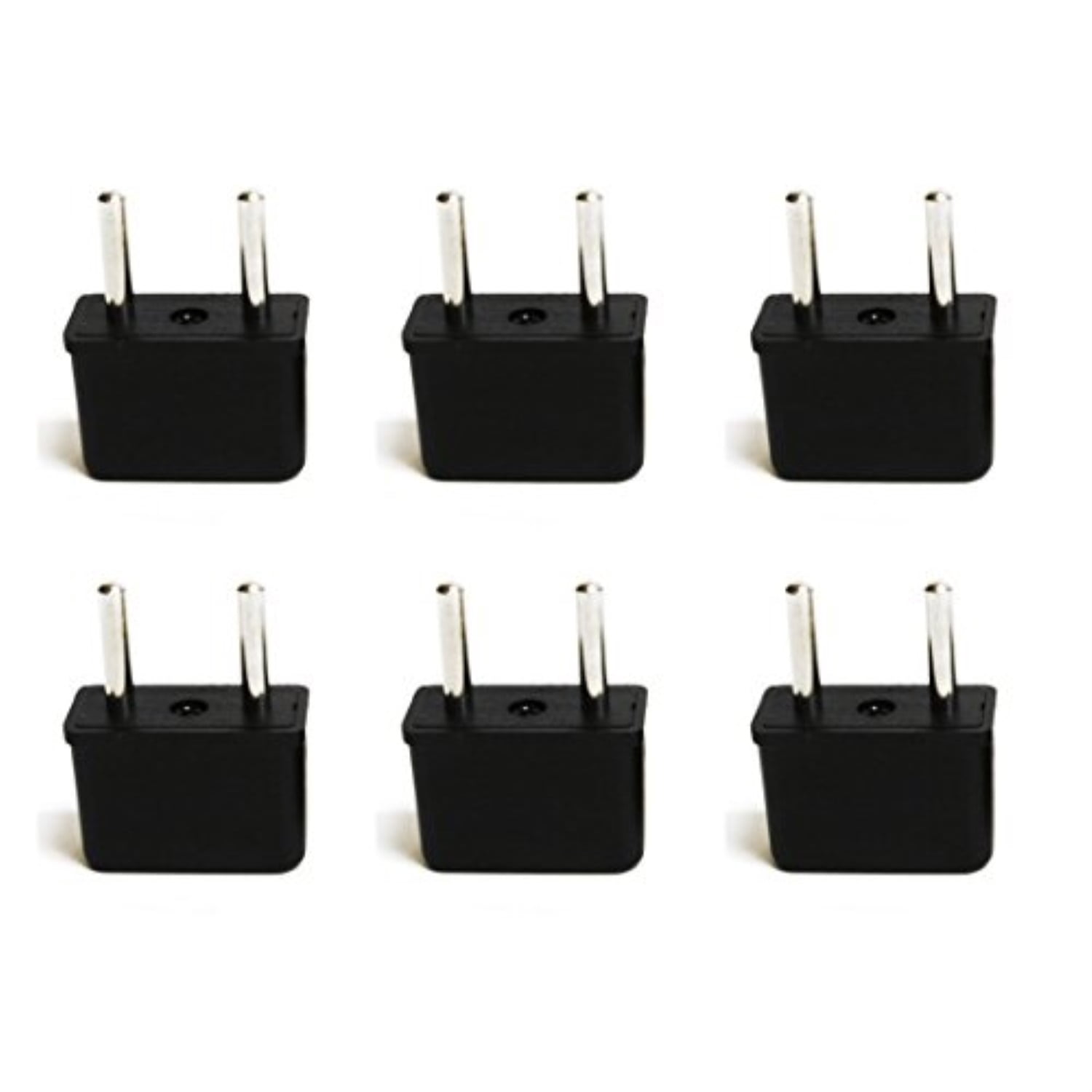 Ceptics Plug AdapterFor Use In USA to Europe and Asia Pack of 6 ...