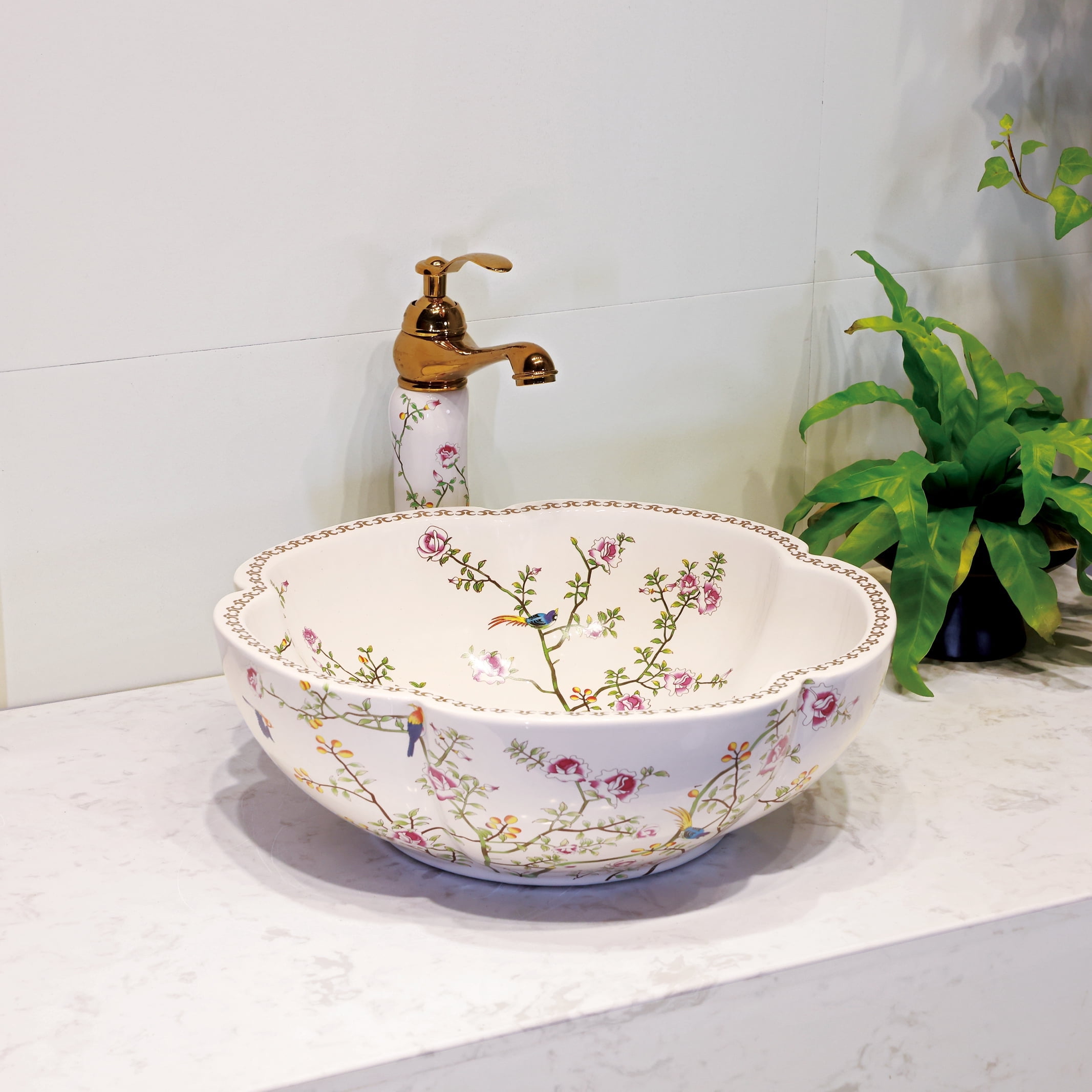 Artistic Handmade Europe Vintage Lavabo Washbasin Ceramic Bathroom Sink ...