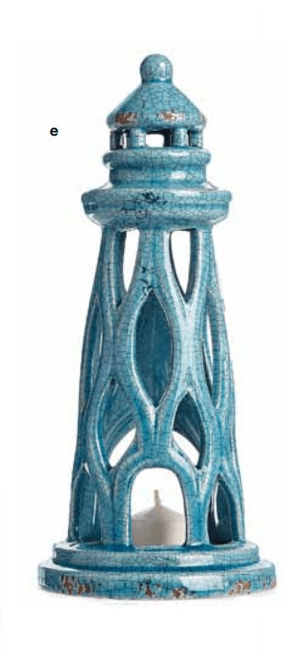 ceramic lighthouse wavy design. 10" T. - Walmart.com