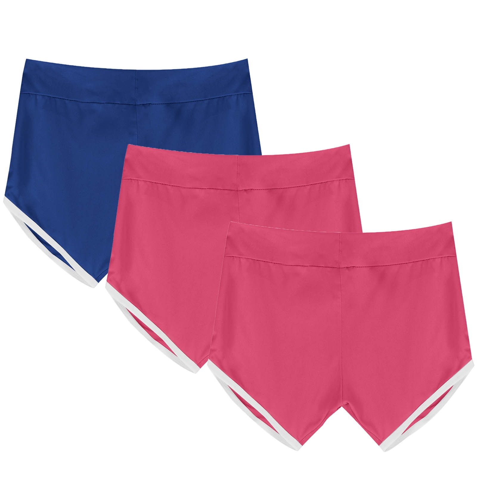 cfhntfmh 3 Pack Workout Shorts for Women Running Athletic Sports Shorts ...