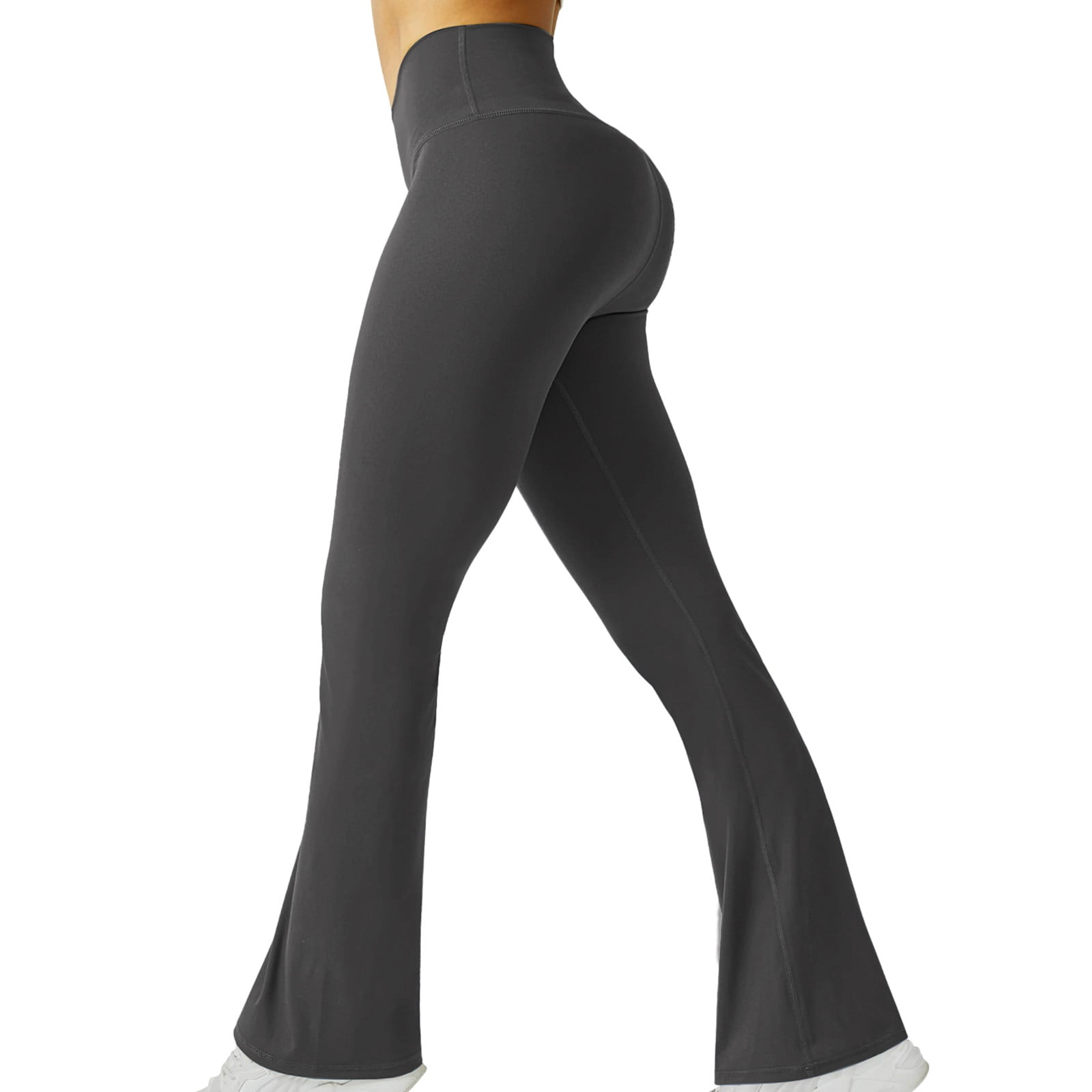 cfhntfmh Bell Bottom Pants for Women High Waisted Seamless Lifting Butt ...