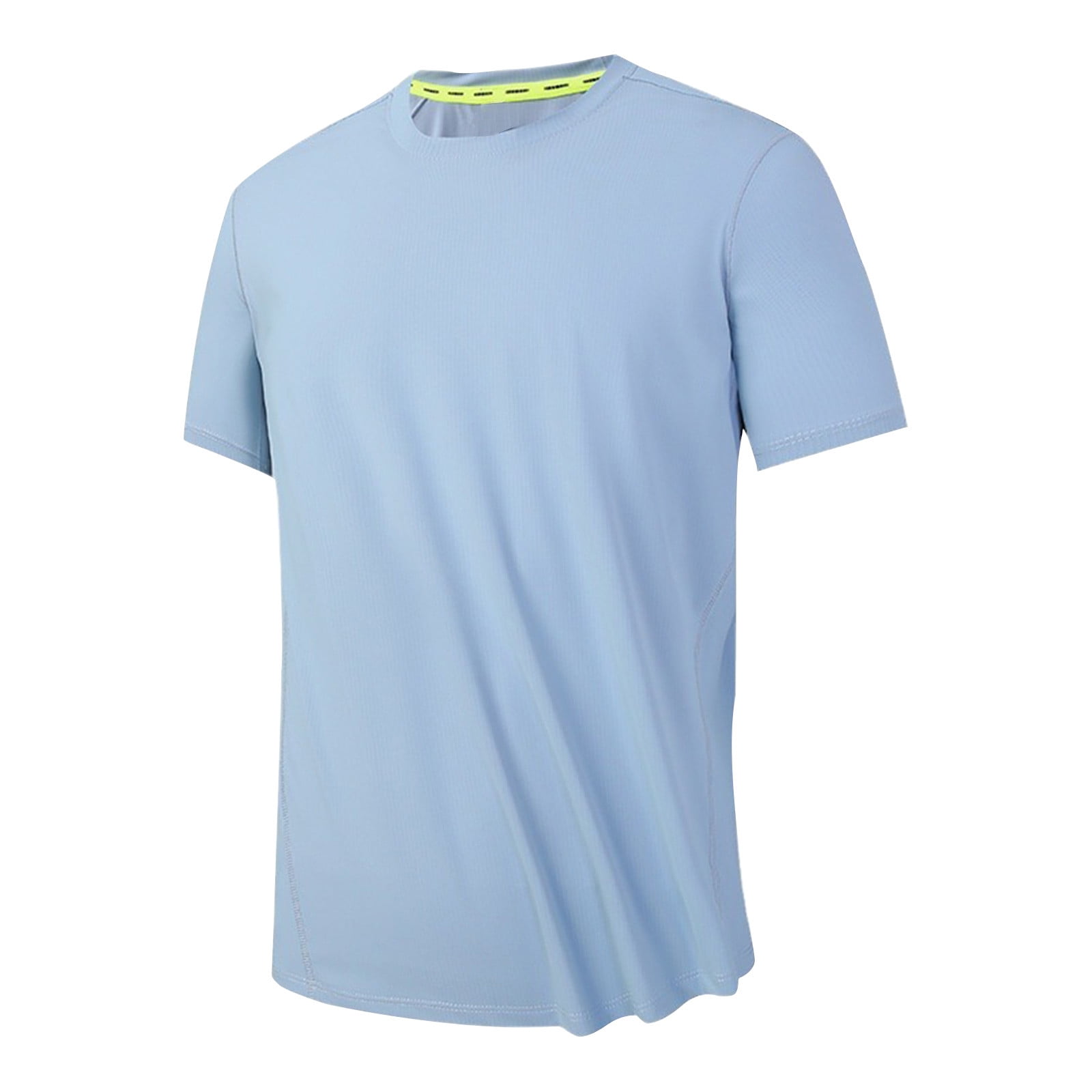 cfhntfmh Lightweight Short Sleeve T-Shirt for Men Quick Dry Workout ...