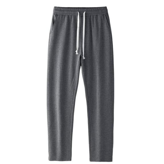 cfhntfmh Men's Sweatpants Open Bottom Cotton Lounge Pants Baggy ...