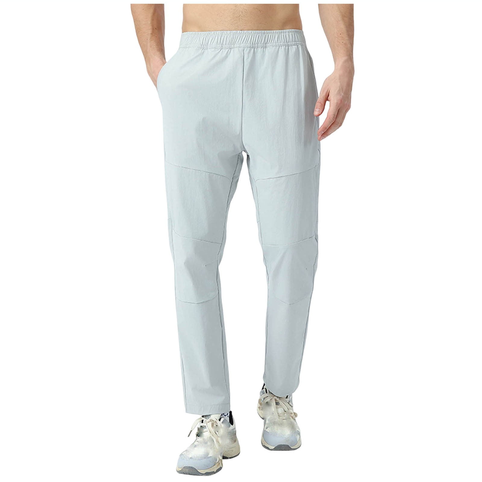 cfhntfmh Mens Athletic Sweatpants with Pockets Summer Workout Gym ...