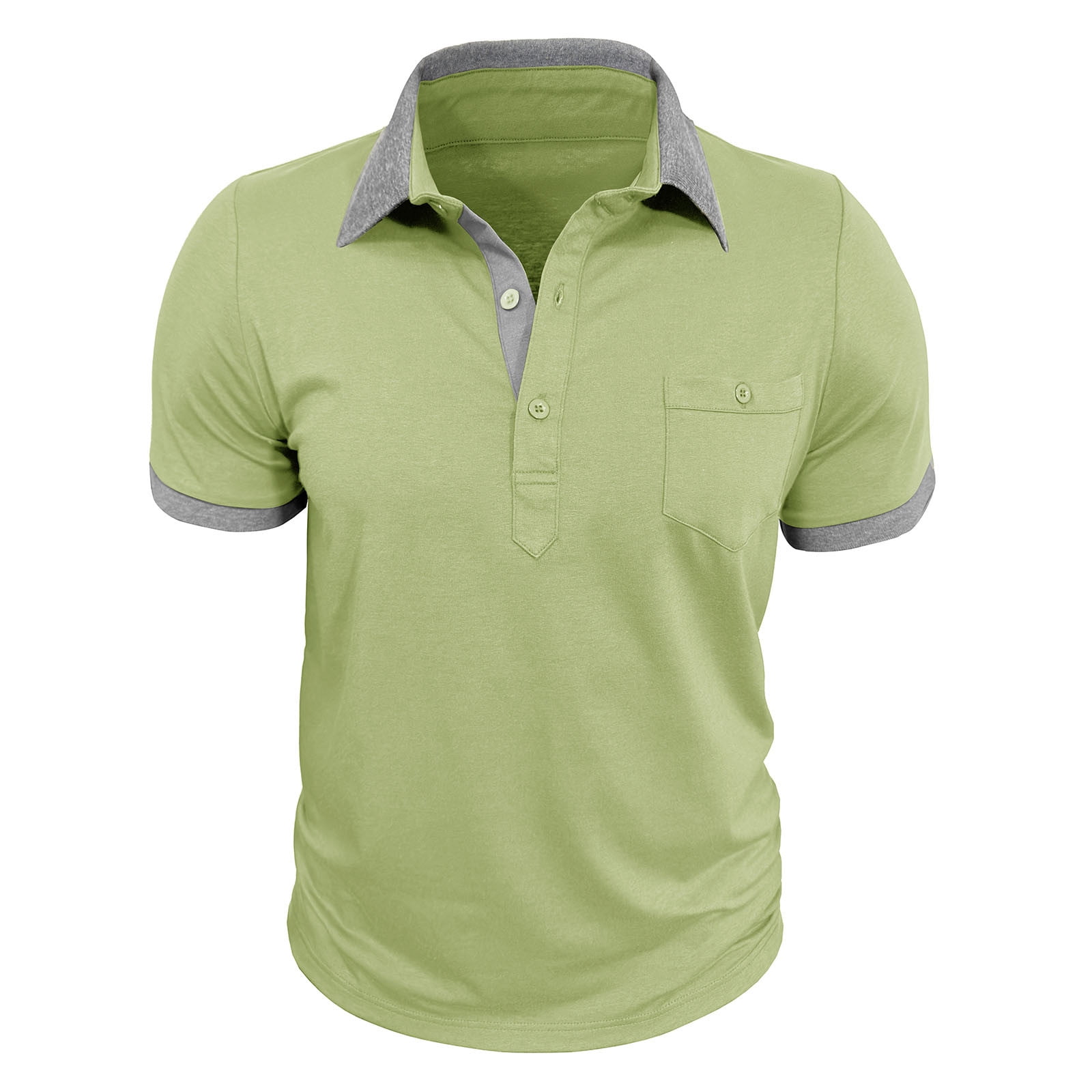 cfhntfmh Mens Long Sleeve Henley Shirts Classic Casual Button Tee ...