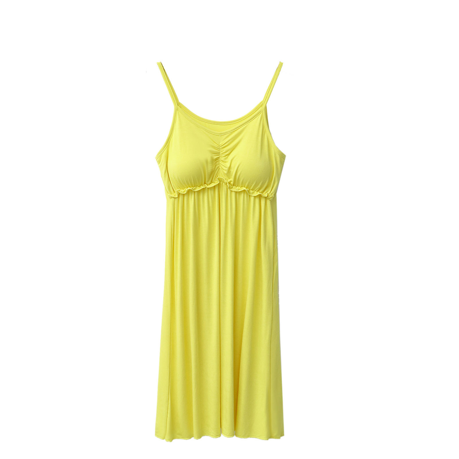 cfhntfmh Nightgowns for Women Sleeveless V Neck Sleepwear Spaghetti ...