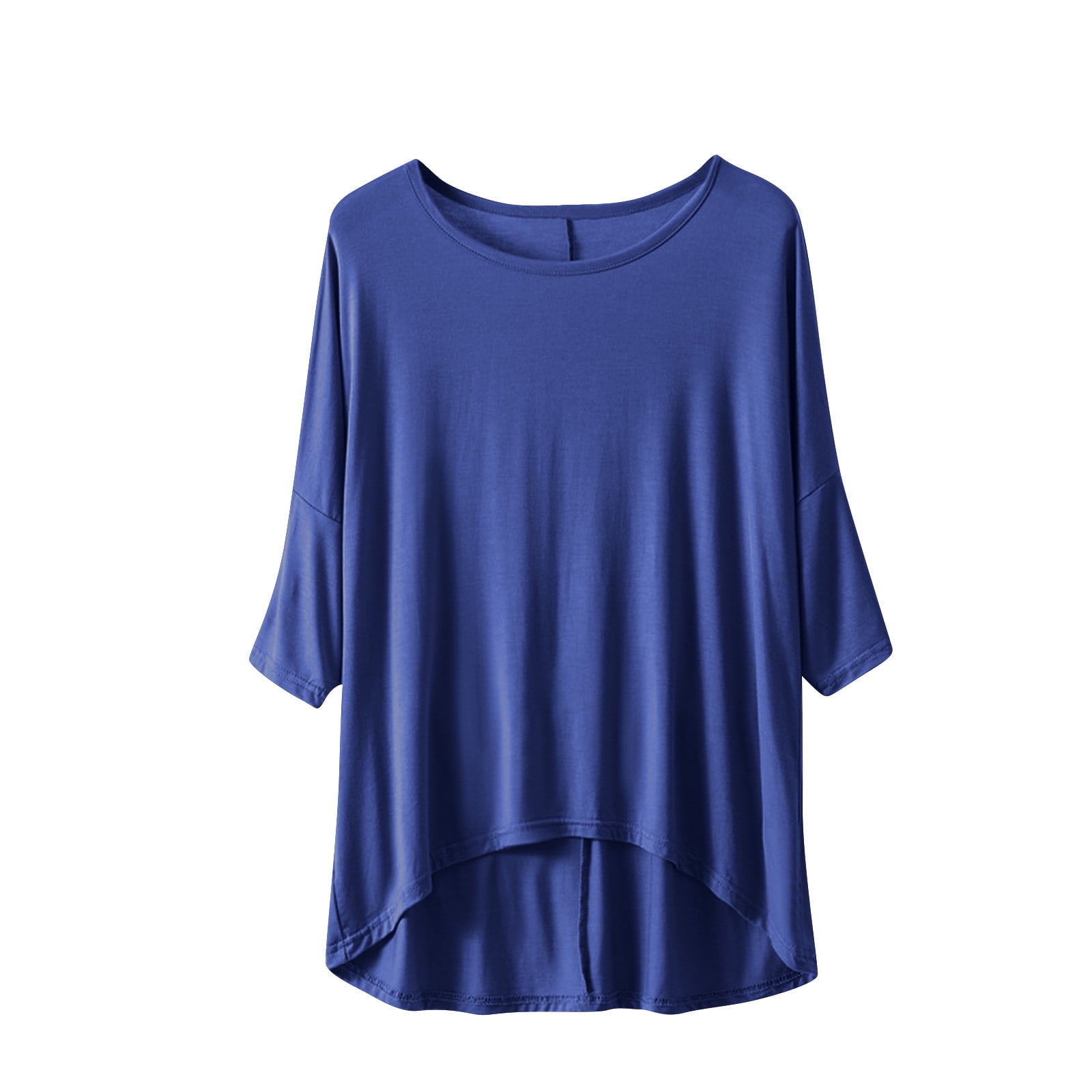 cfhntfmh Pajama Tops for Women Long Sleeve Soft Sleep T-Shirts Summer ...