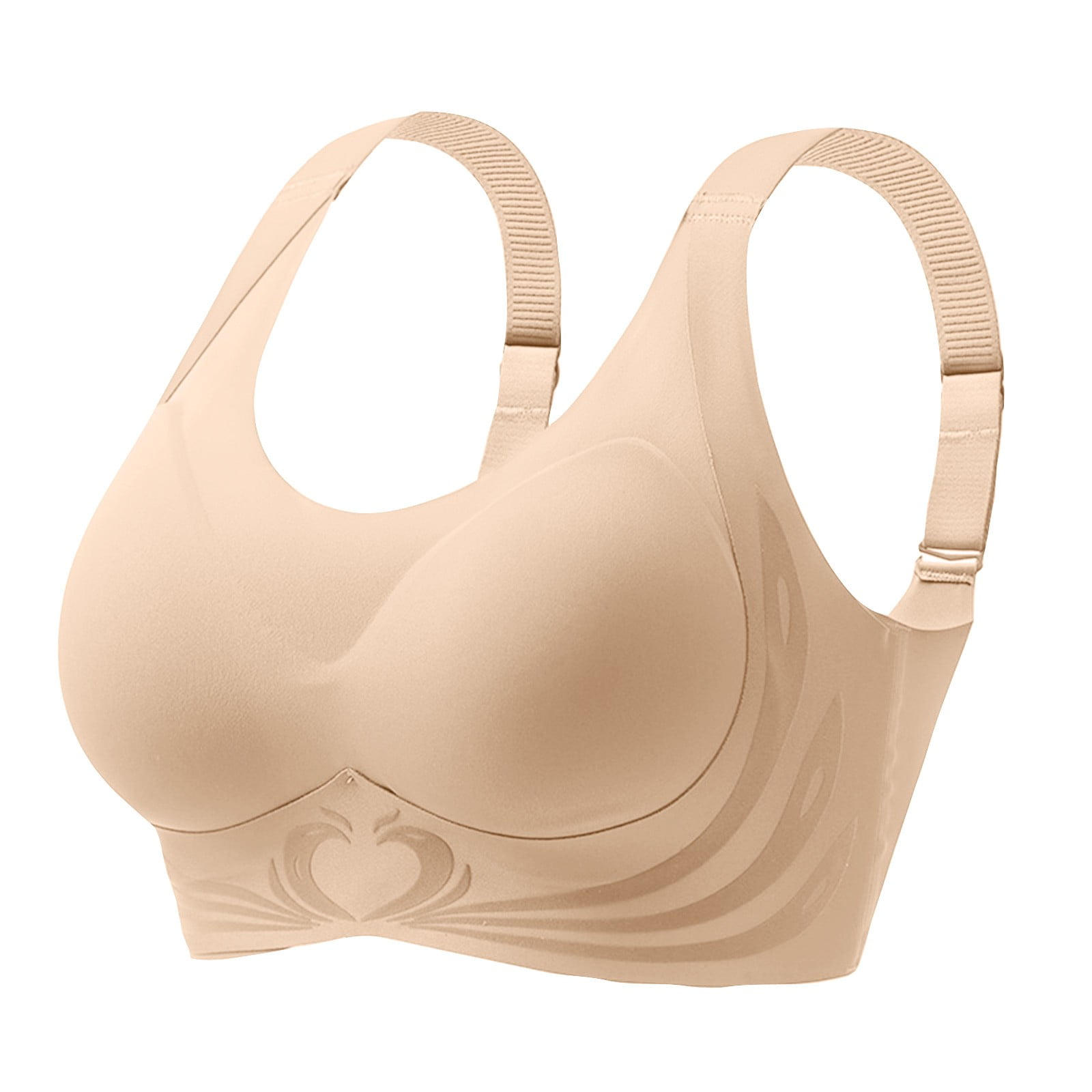 cfhntfmh Plus Size Bras for Women Wireless Adjustable Strap Full ...