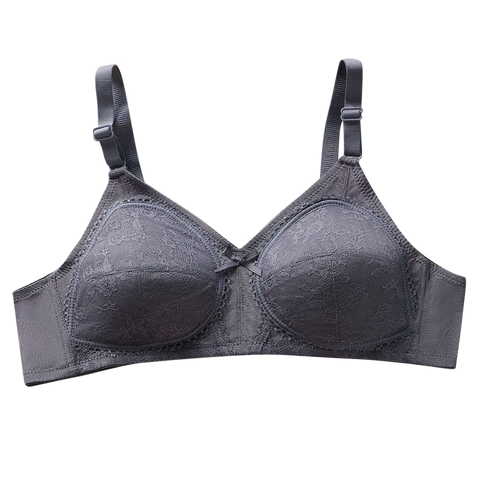 cfhntfmh Push up Bras for Women Lace Non-padded Plus Size Bra with ...
