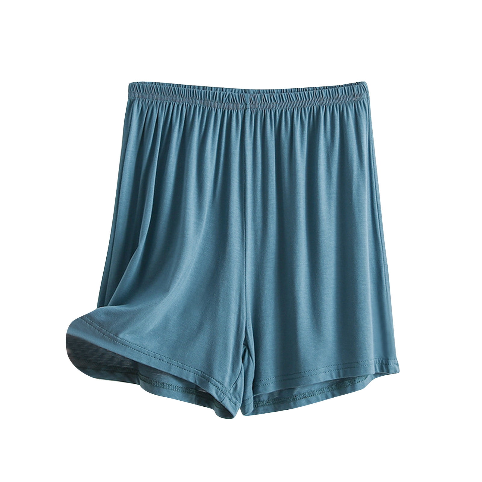 cfhntfmh Women's Sleep Shorts, Loose Wide Leg, Elastic High Waist ...