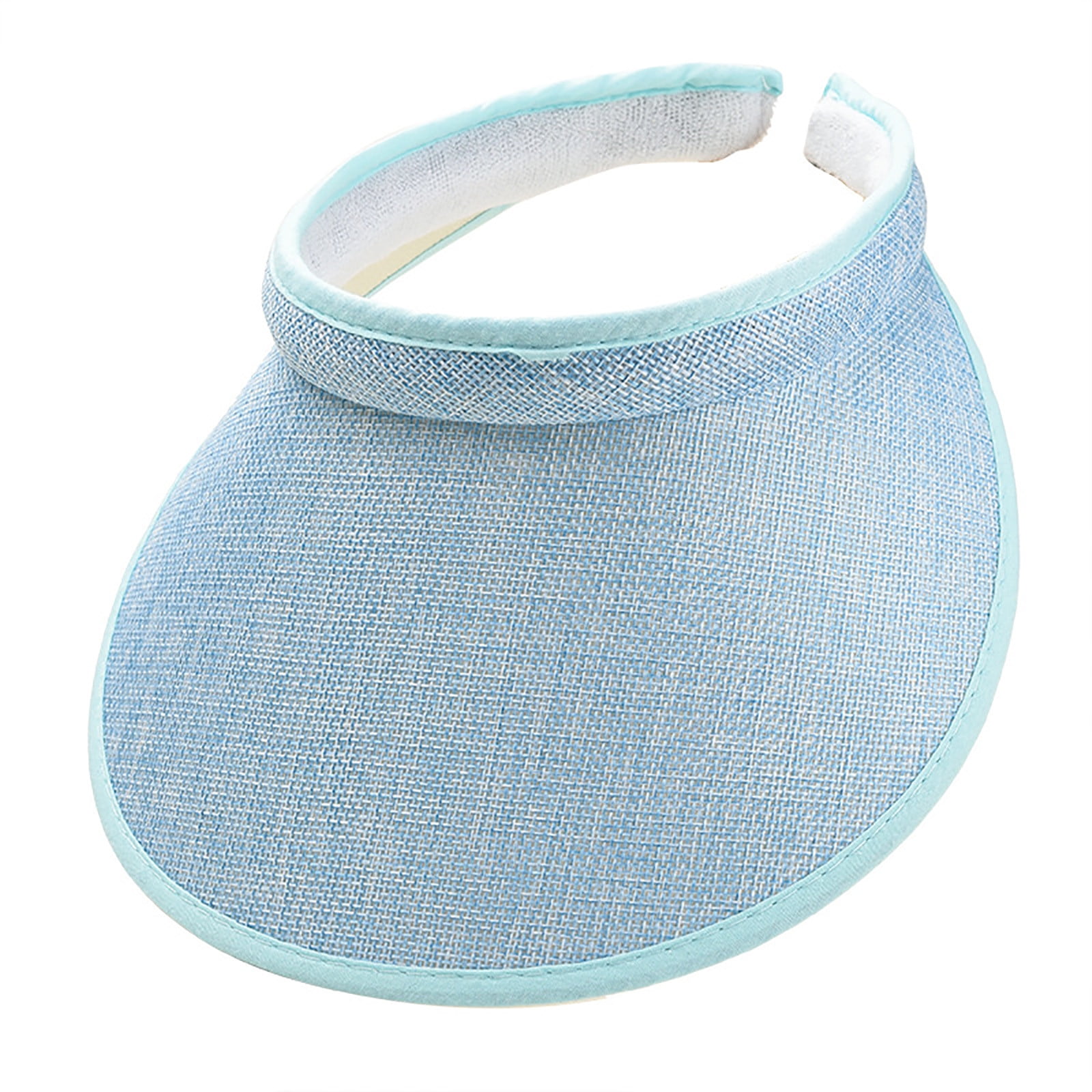 cfhntfmh Sun Visor Hats Women Men Clip On Wide Brim Visors Hat Outdoor ...