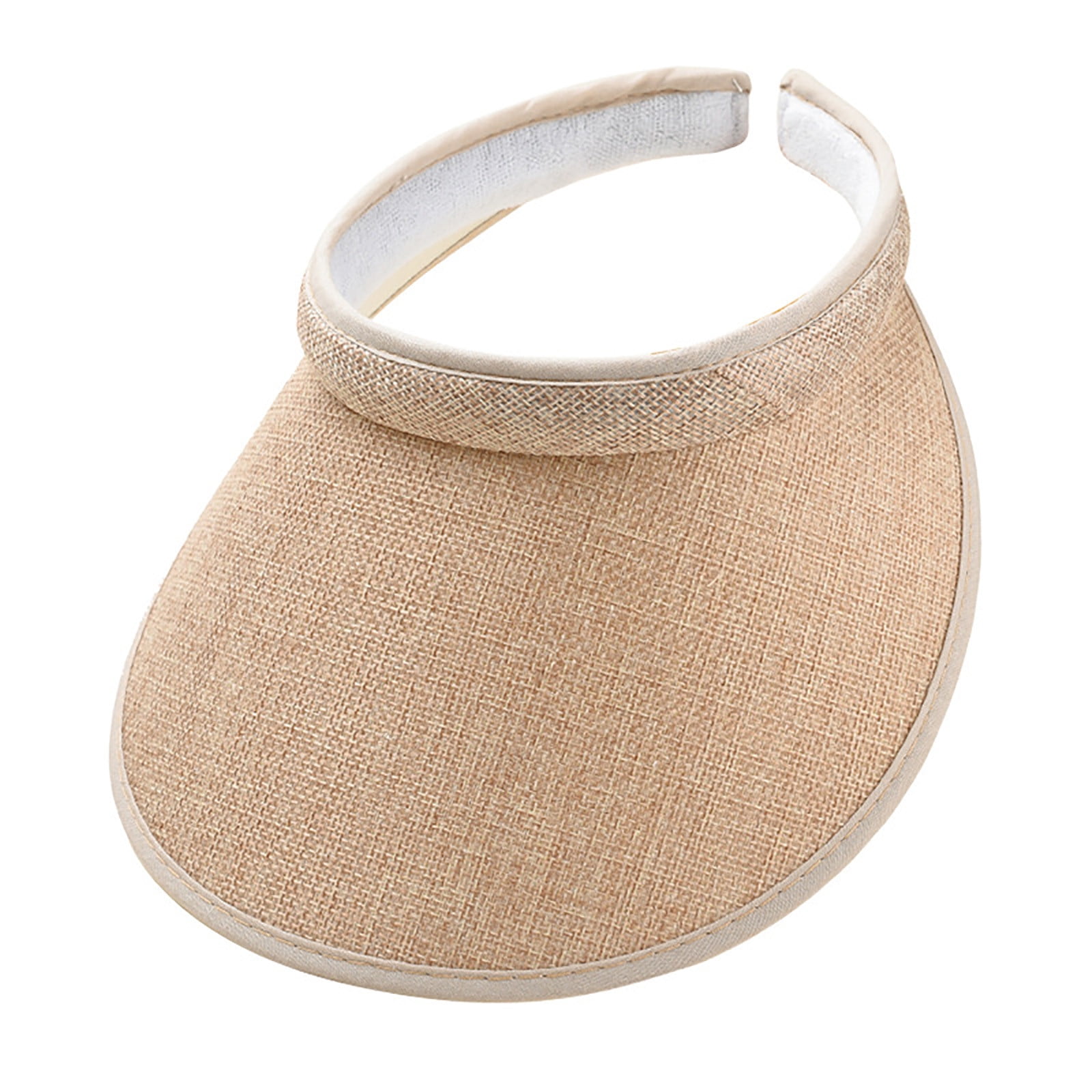 cfhntfmh Sun Visor Hats Women Men Clip On Wide Brim Visors Hat Outdoor ...