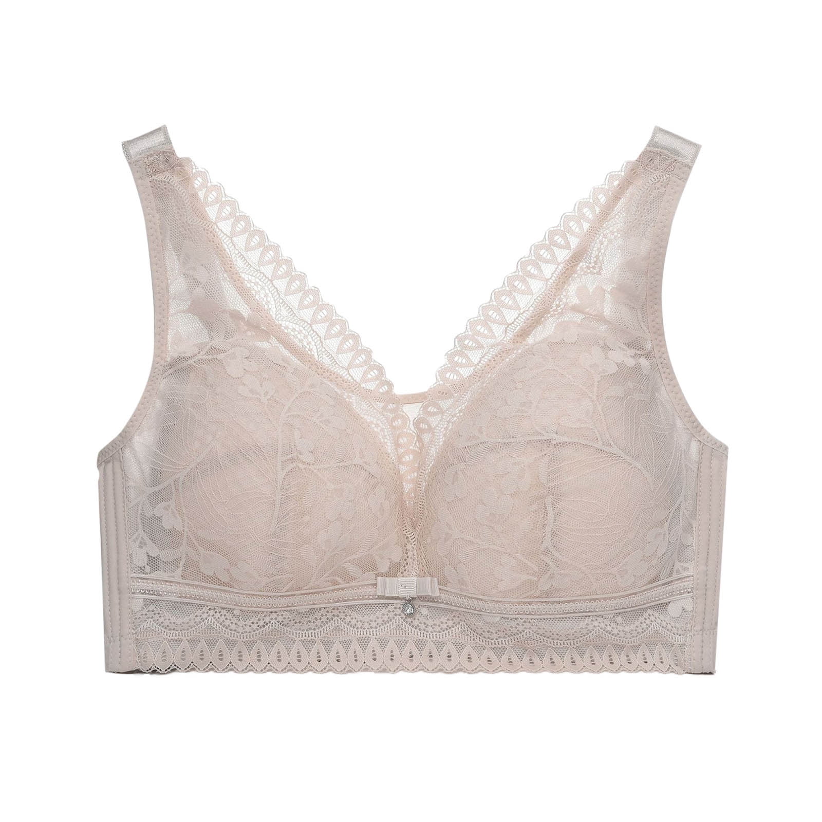 cfhntfmh Women Floral Lace Bralette Full Coverage Padded Breathable ...