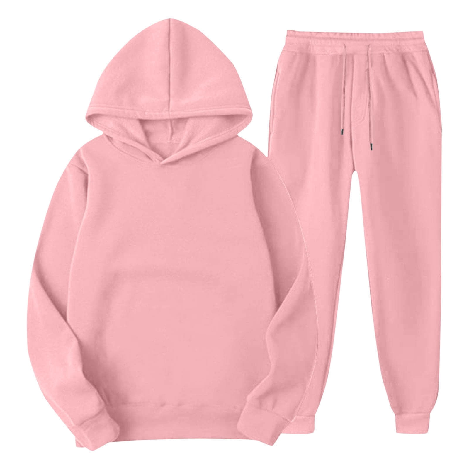 cfhntfmh Women's 2 Piece Lounge Tracksuits Sets Hooded Sweatshirt and ...
