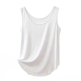 cfhntfmh Womens Plus Size Pajama Tops Sleeveless Round Neck Tank Tops ...