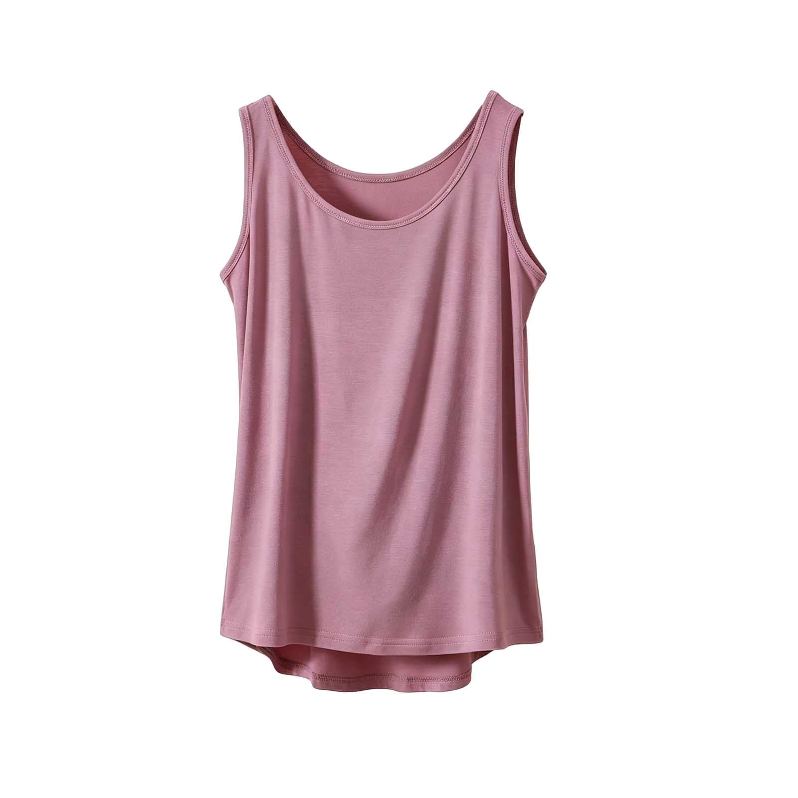 cfhntfmh Womens Tank Tops Summer Sleeveless Pajamas Soft Comfy Loose ...