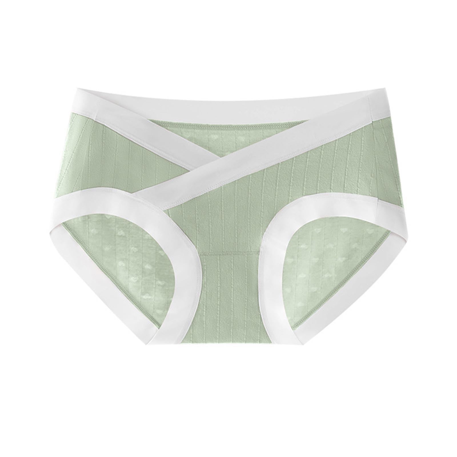 cfhntfmh Womens Underwear Soft V Cut Low Waisted Full Coverage Briefs ...