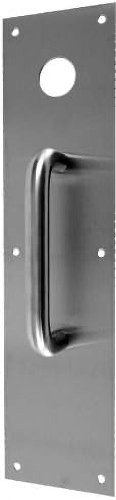 cfk7115 stainless steel push and pull plate with holes, satin stainless ...