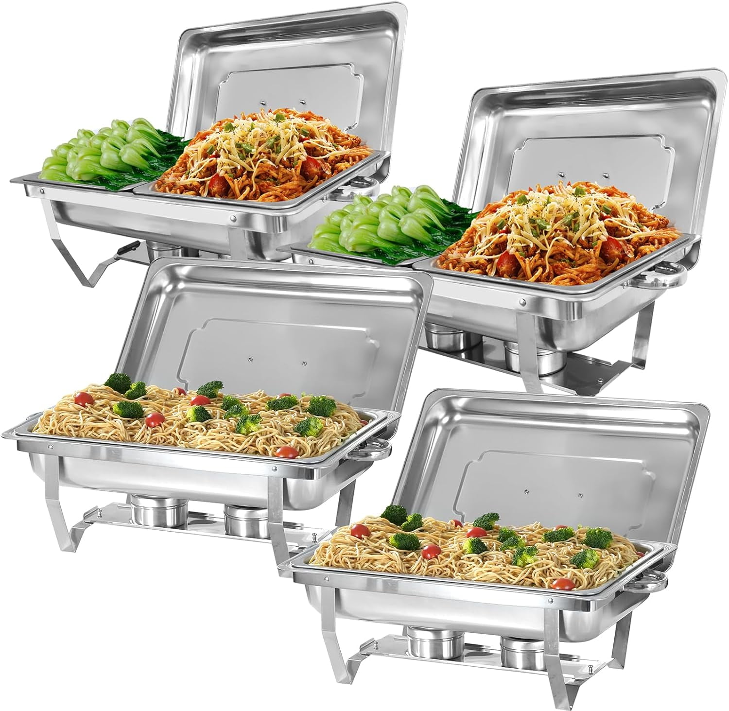 Chafing Dish Buffet Set Stainless Steel Food Warmer Chafer Complete Set ...